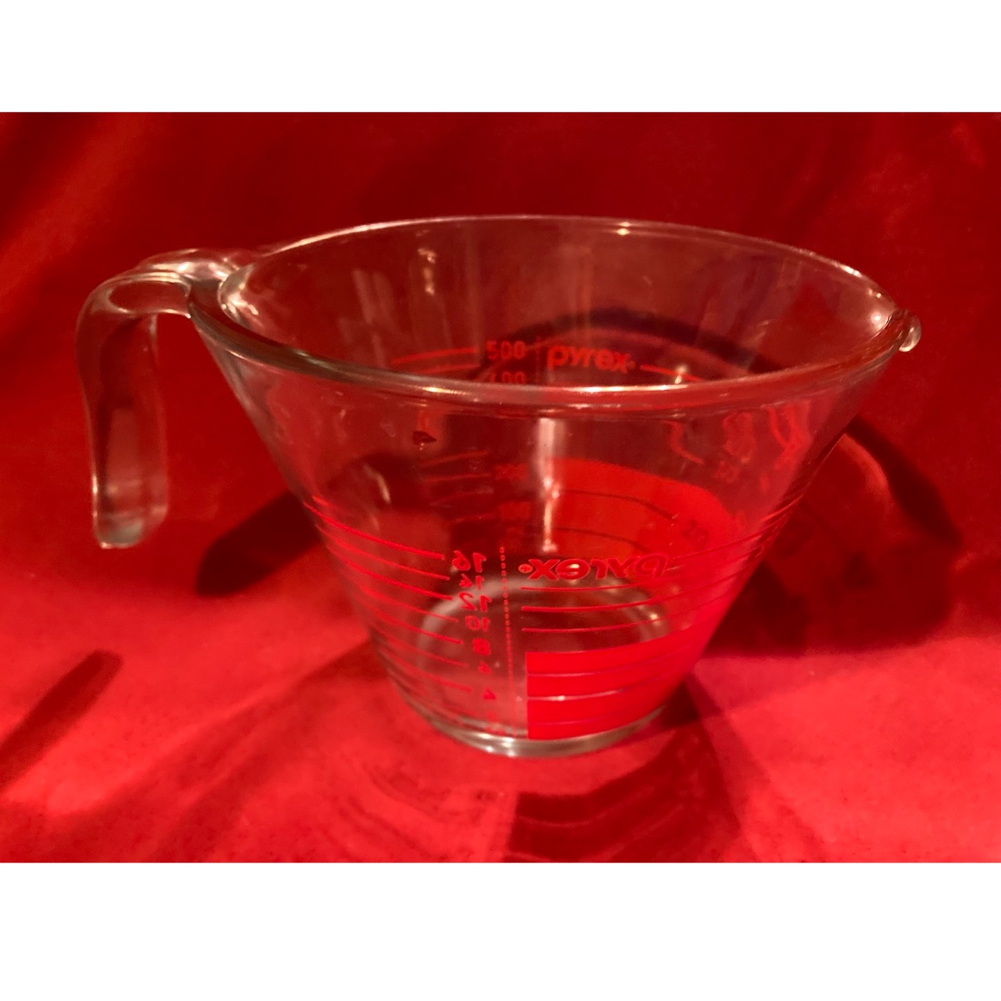 14. VTG Pyrex Measuring Cup Unique Shape