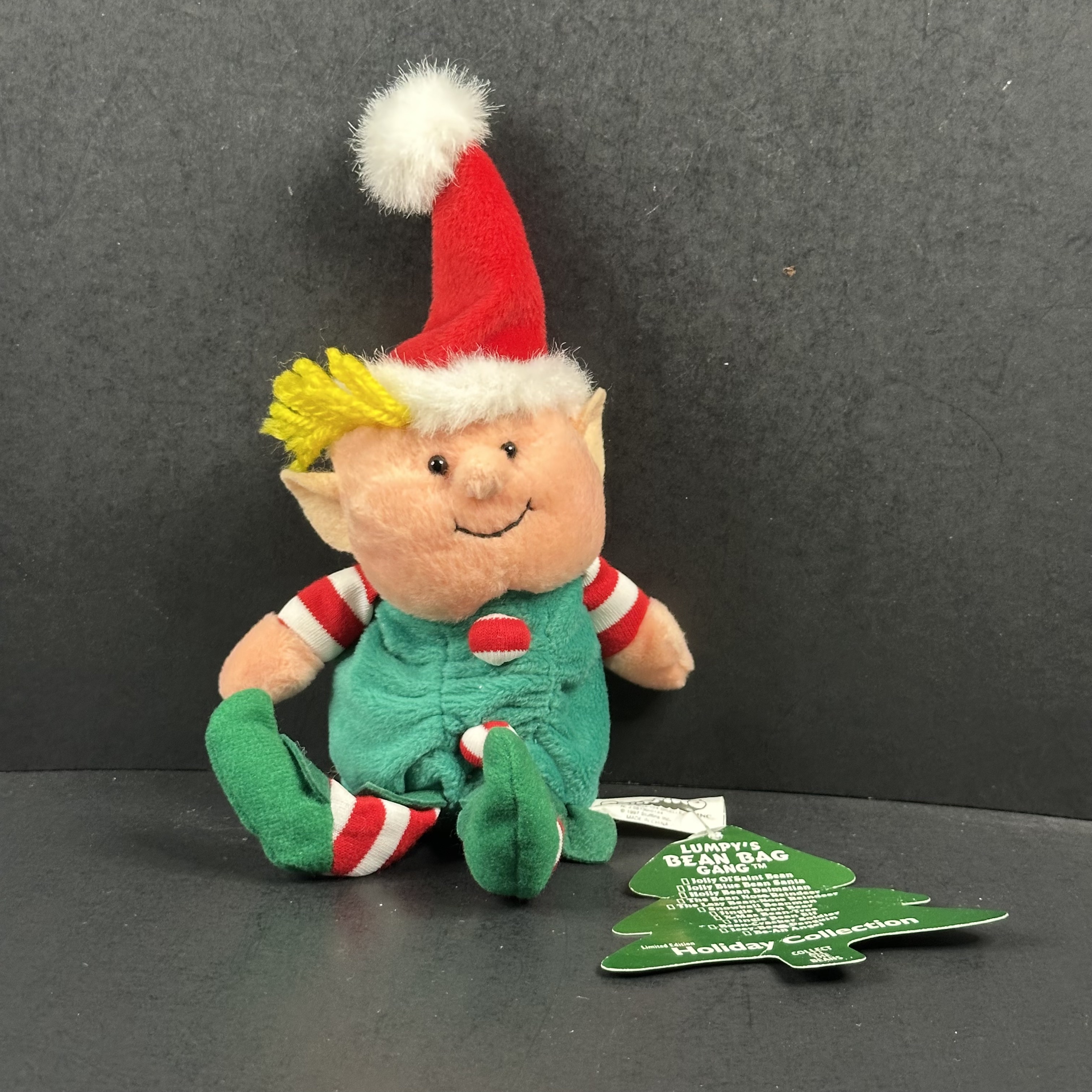 Stuffins Lumpy's Bean Bag Gang Jingle Elf LE Holiday Collection Plush ...