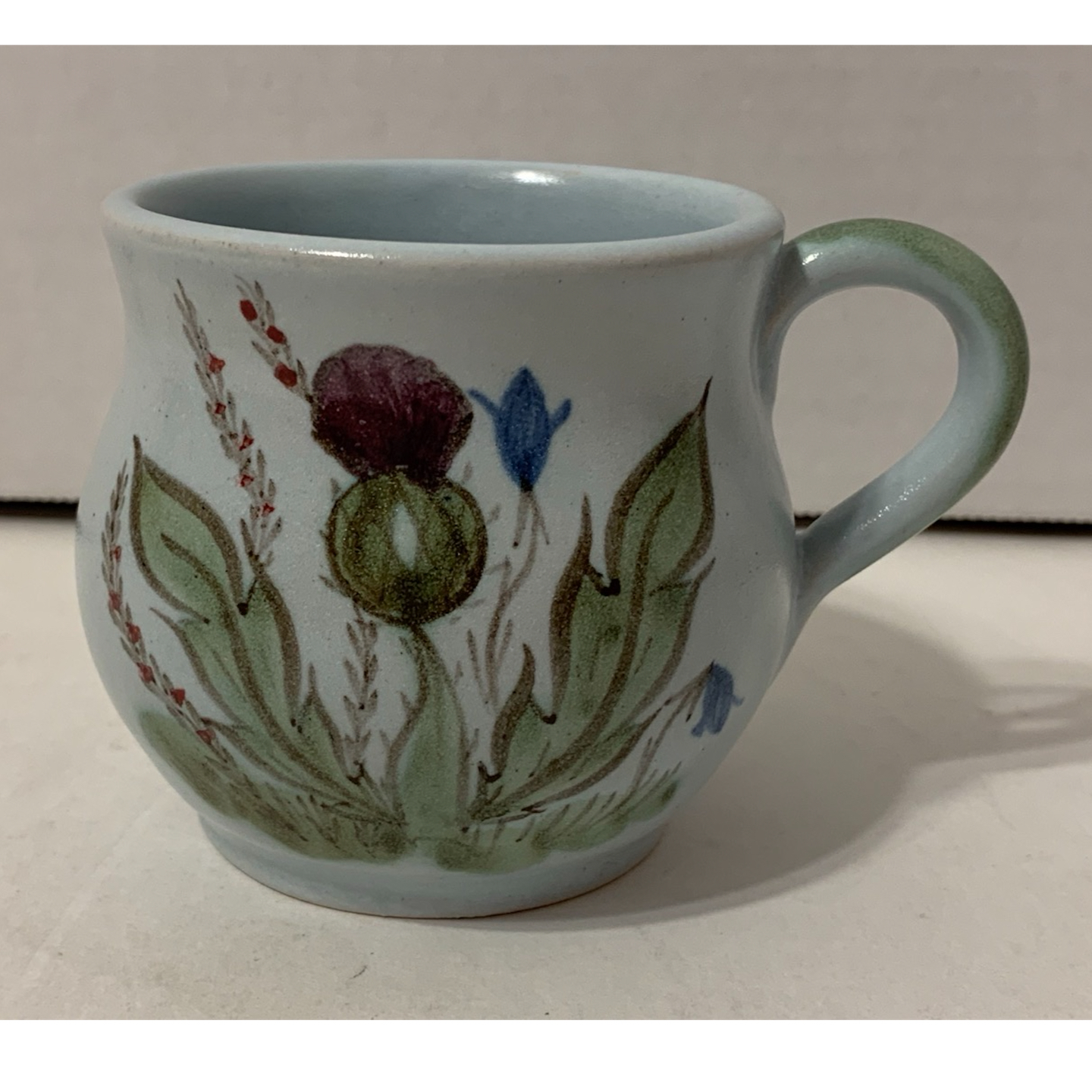 Buchan Stoneware Pottery Scotland #288 Floral Teacup