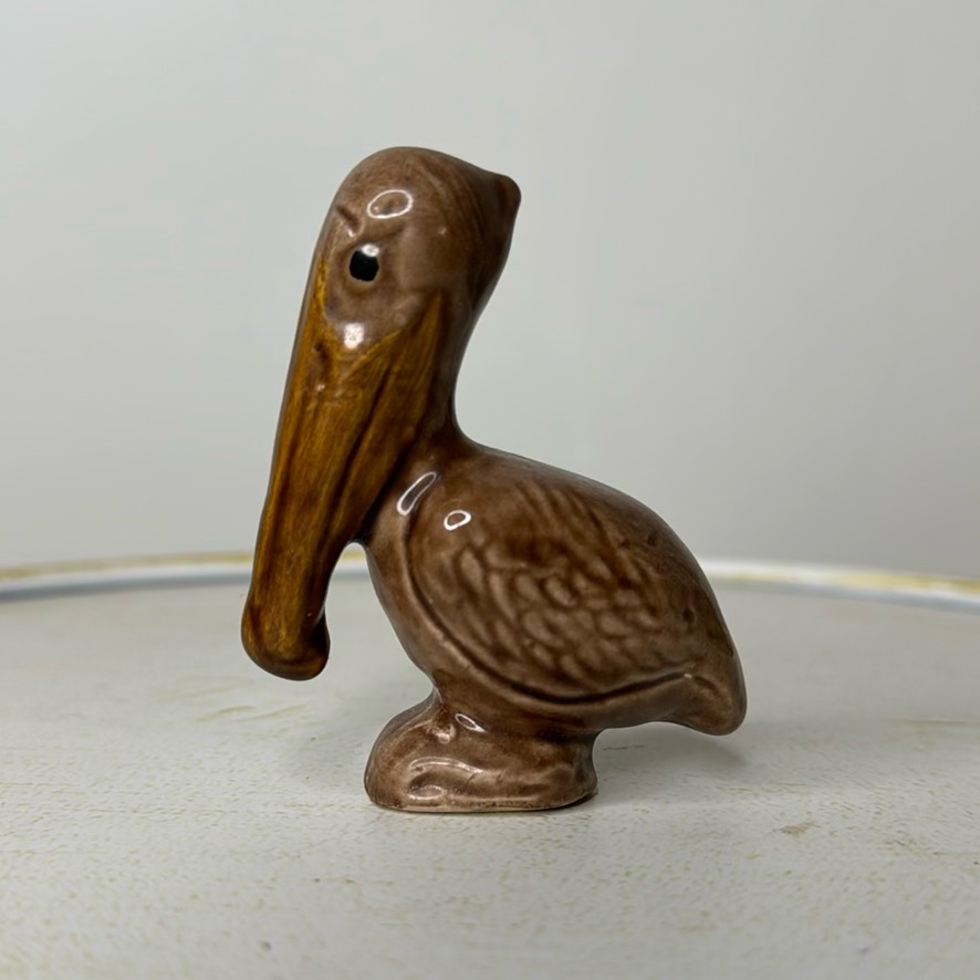 Clay Painted Pelican 3”