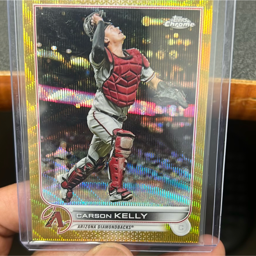 Caron Kelly 2022 Topps Chrome Sapphire Gold Refractor /50 Arizona ...