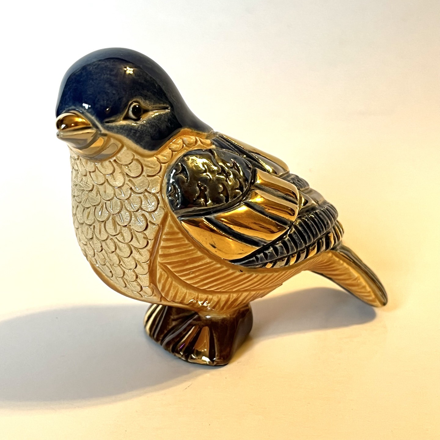 Artesania RINCONADA BLUE BIRD #765 Silver Anniversary Platinum 18K Gold ...