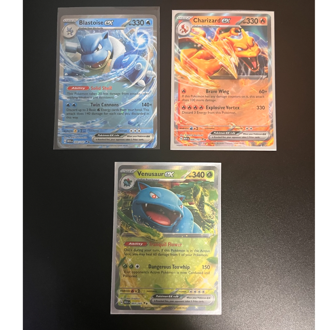 Pokémon TCG: The Big Three Ex Lot