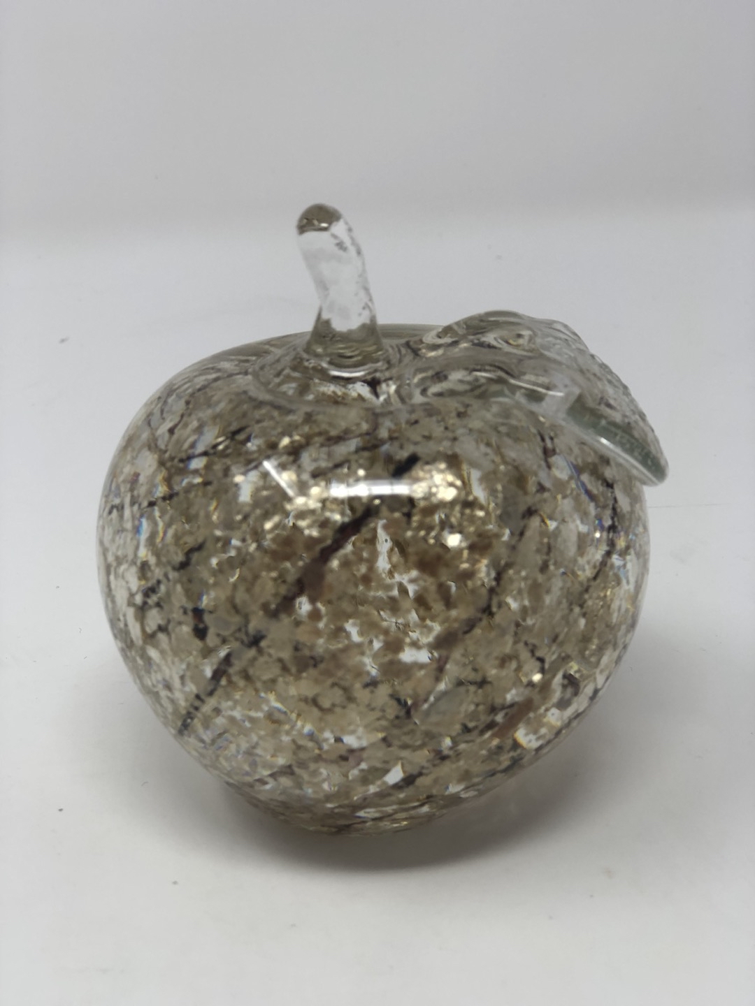 Golden Apple Paperweight