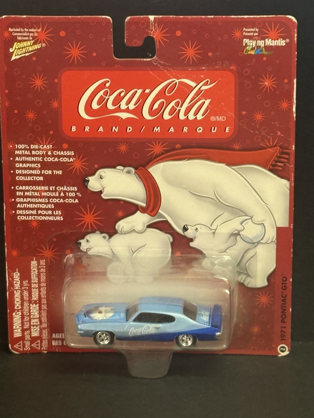 Johnny Lightning Coca Cola Polar Bear Series 1971 Pontiac GTO