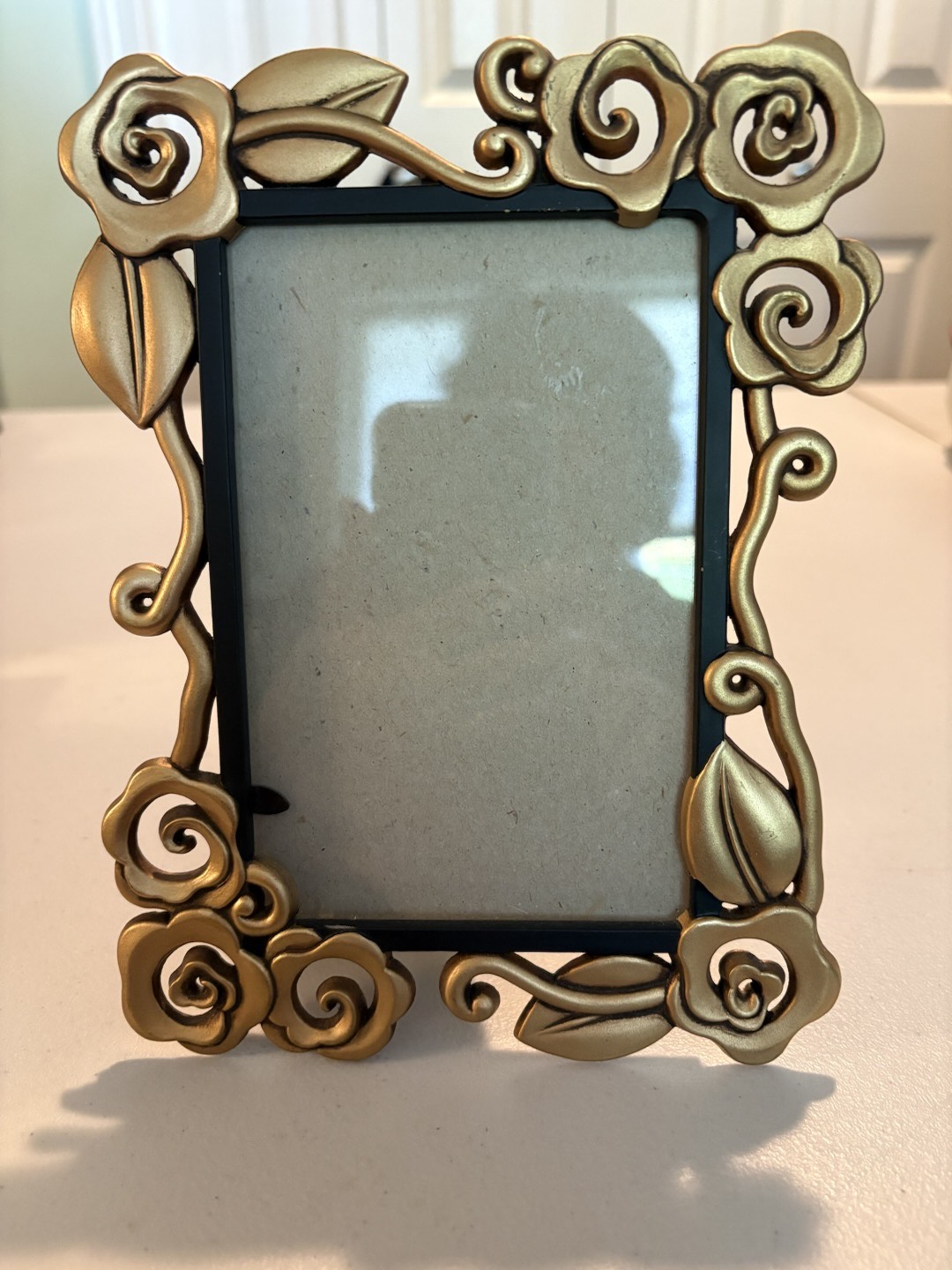 Elsa Vintage Victorian Style Ornate Bronze Floral Scrolls Art Frame 4 ...