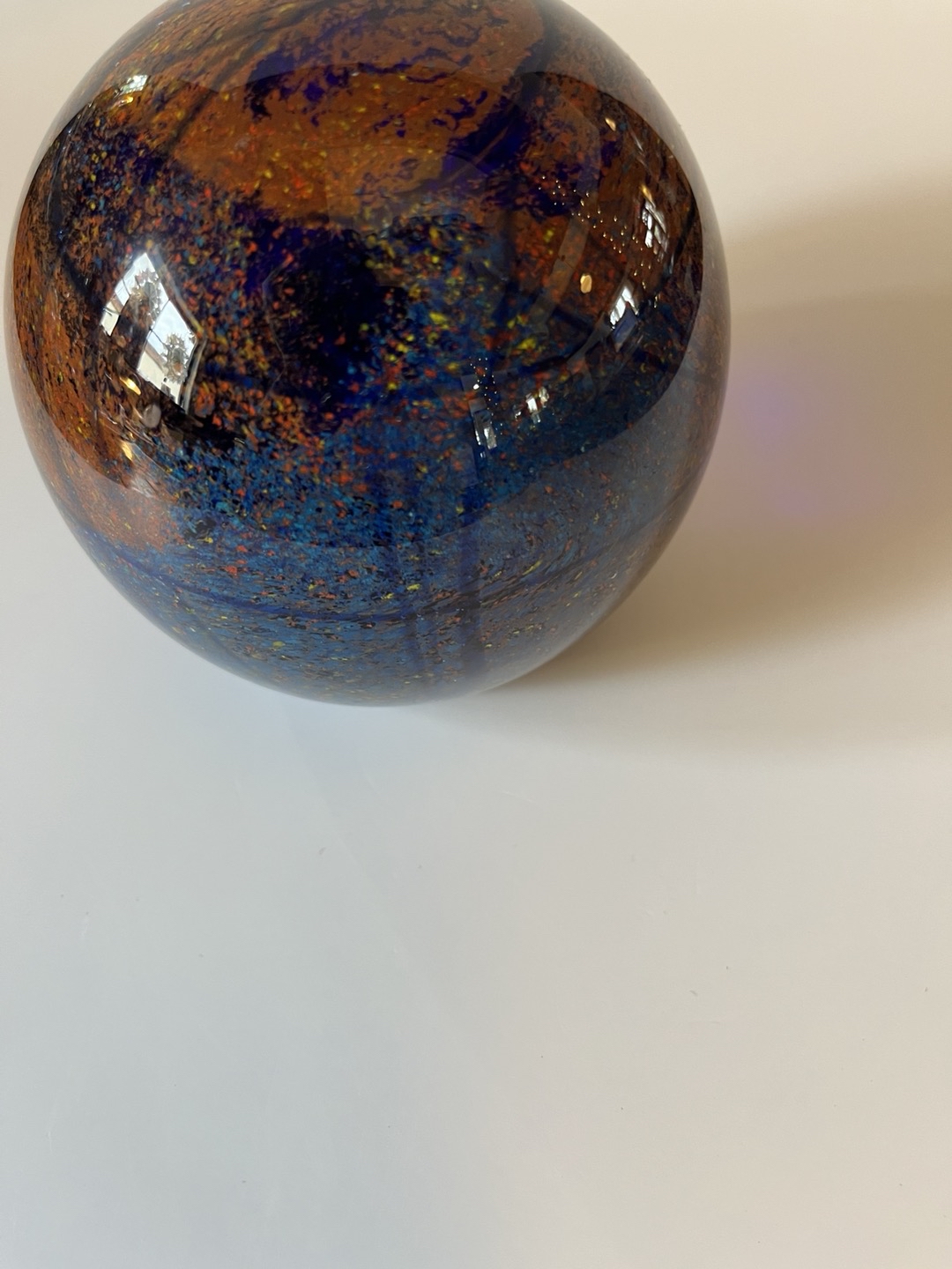 Art Glass Paperweight -3.75”