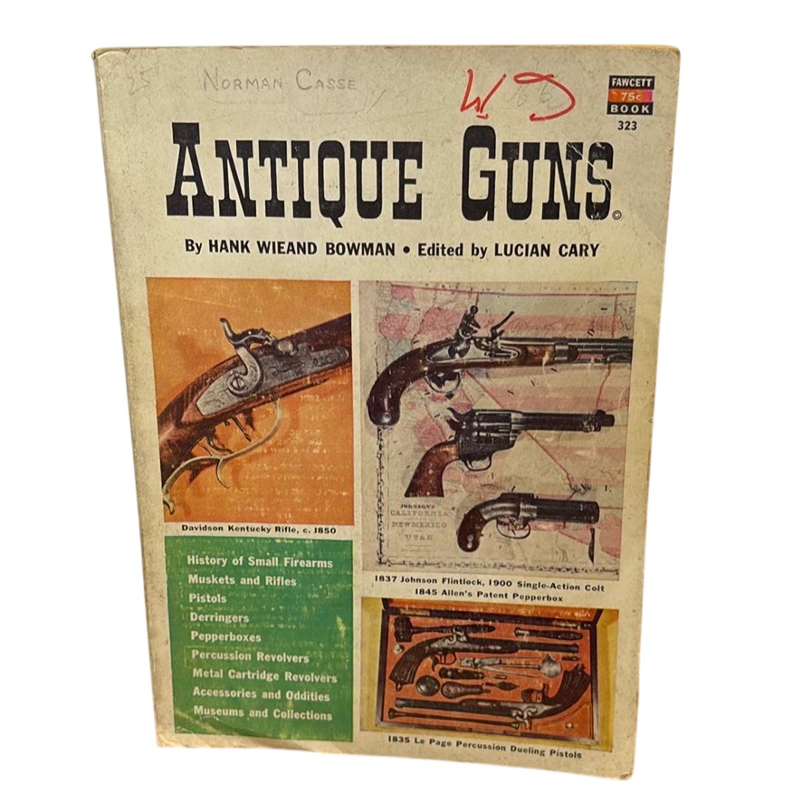 Antique Firearm Price Guide Booklet Vintage Paperback 1956