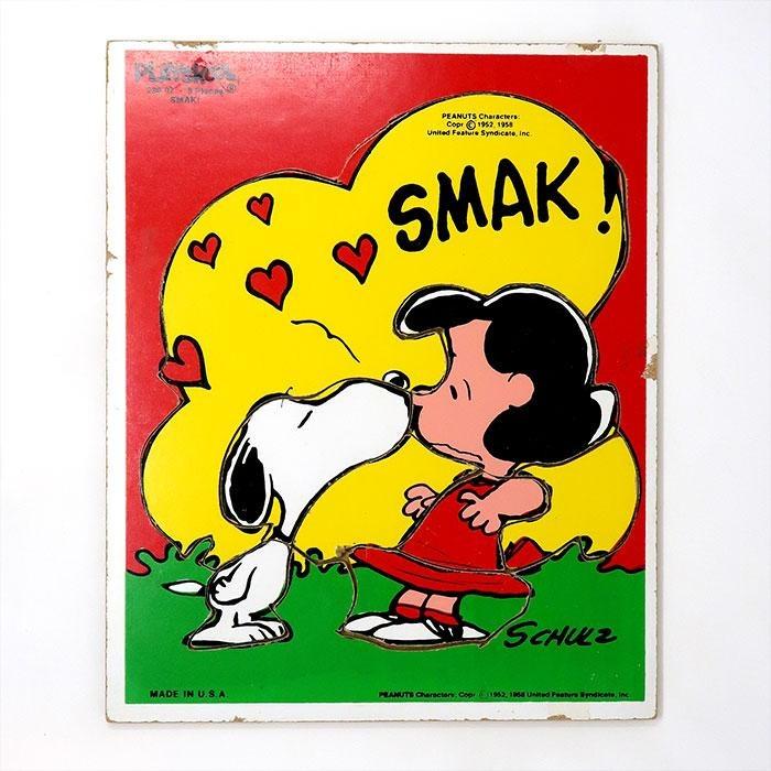 Snoopy & Lucy 'SMAK!' Board Puzzle - Peanuts Collectible