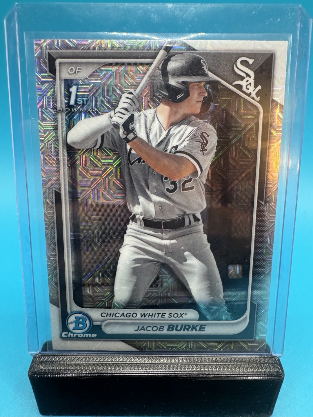 Jacob Burke 1st Bowman Mojo Refractor Chicago White Sox
