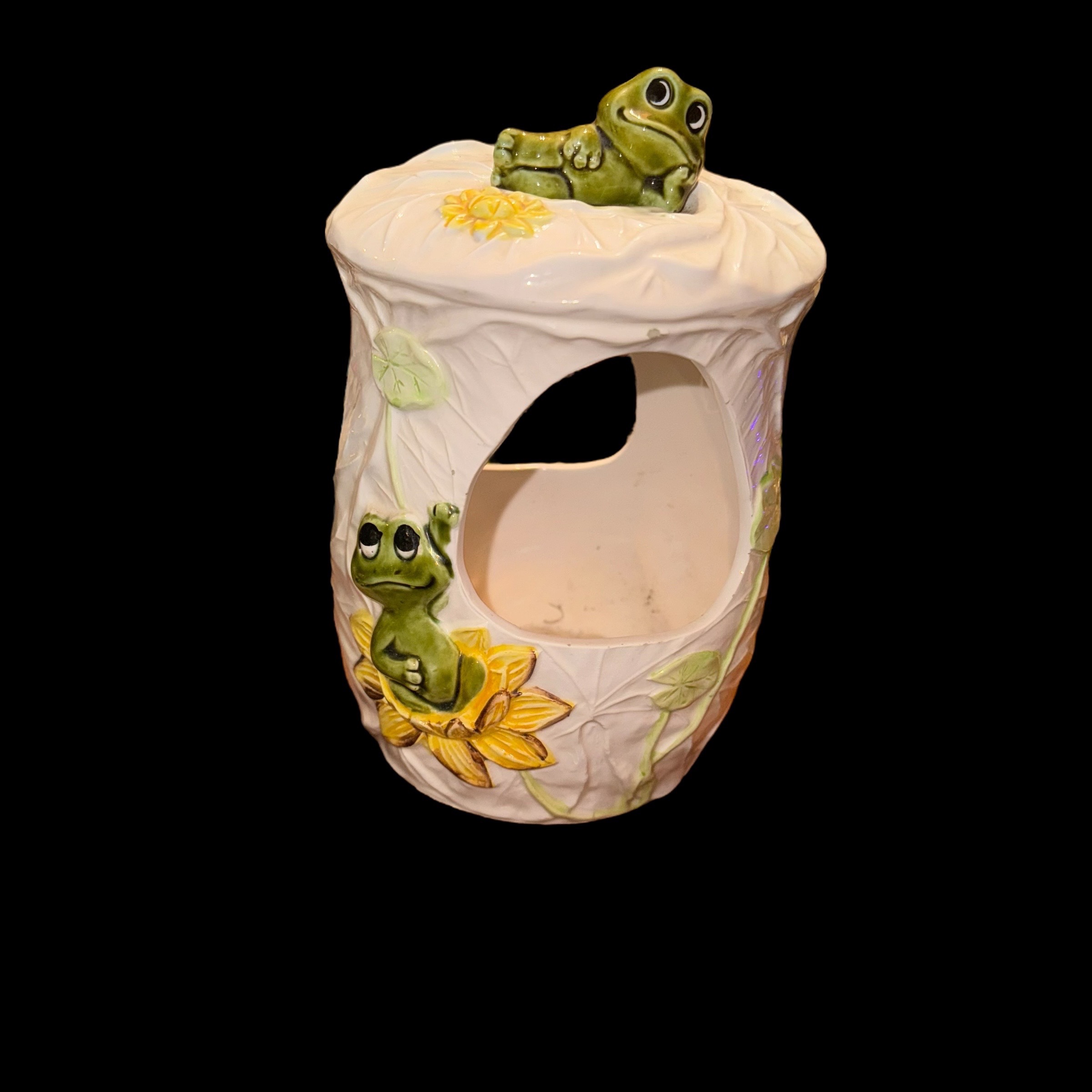 1970s Neil The Frog Bird Feeder Or Planter