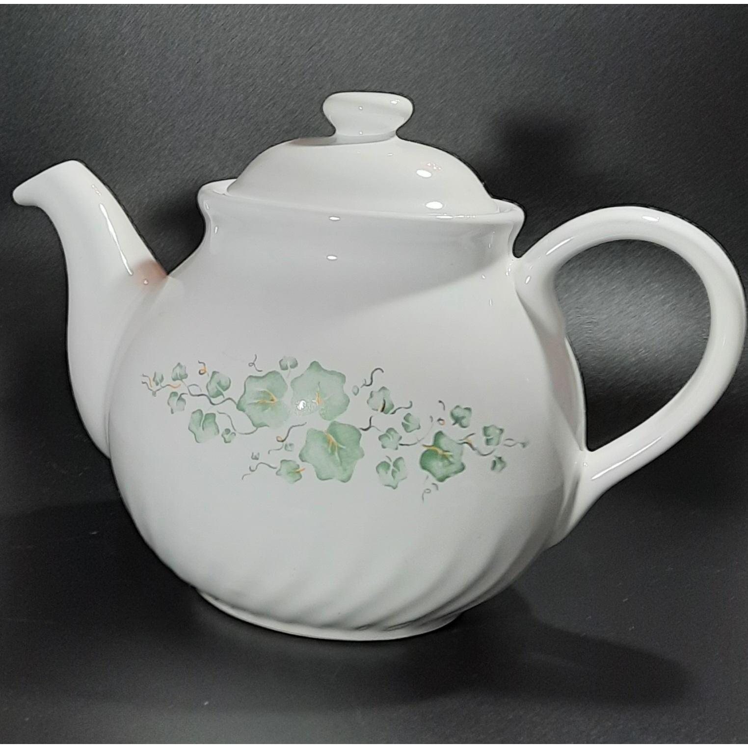 Corelle Coordinates Callaway Ivy Stoneware Teapot 1 Ouart Discontinued
