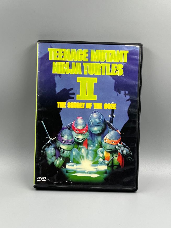 1991 DVD Teenage Mutant Ninja Turtles 2 The Secret of Ooze New Line ...