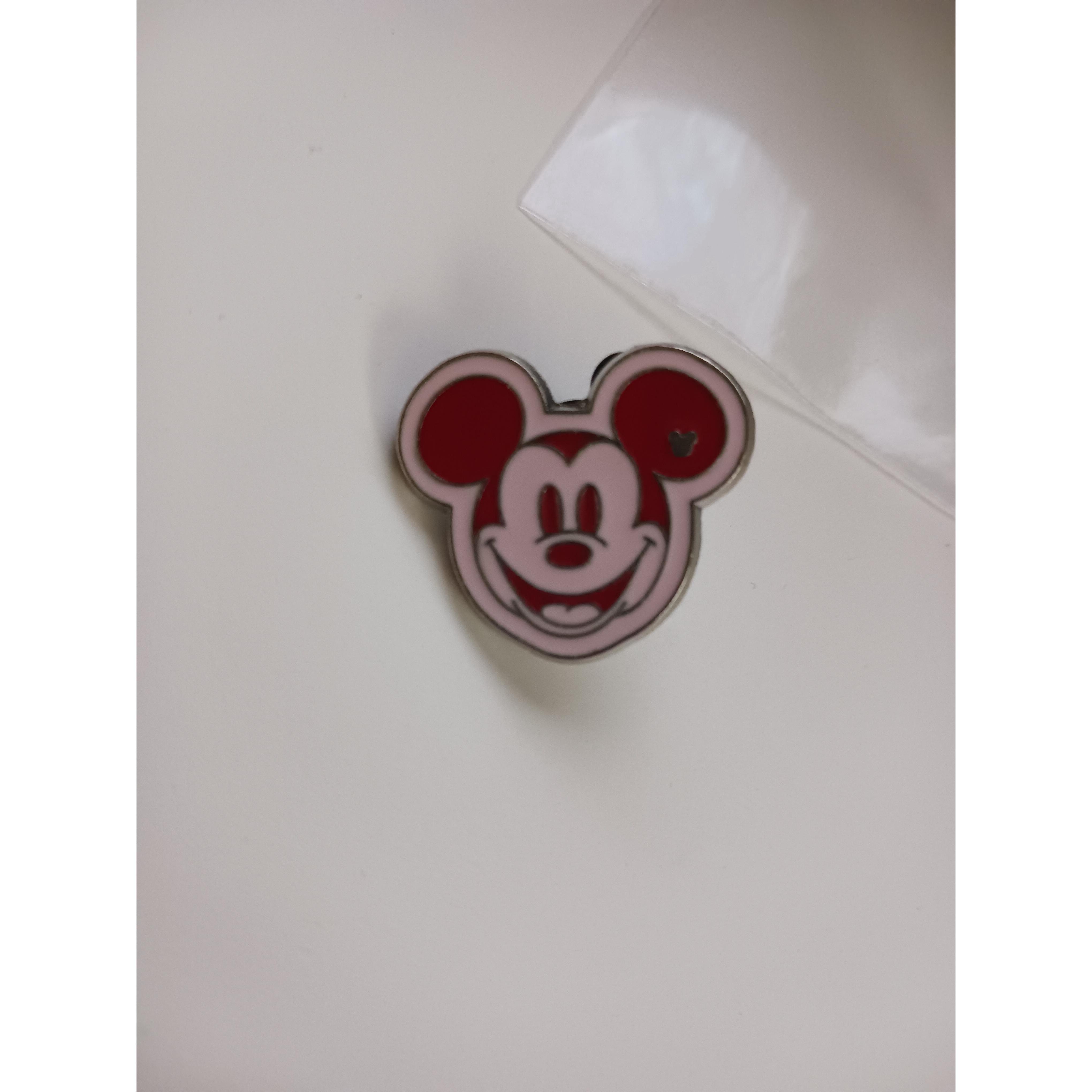2008 Disney Hidden Mickey Series Pink Mickey Mouse Head Pin