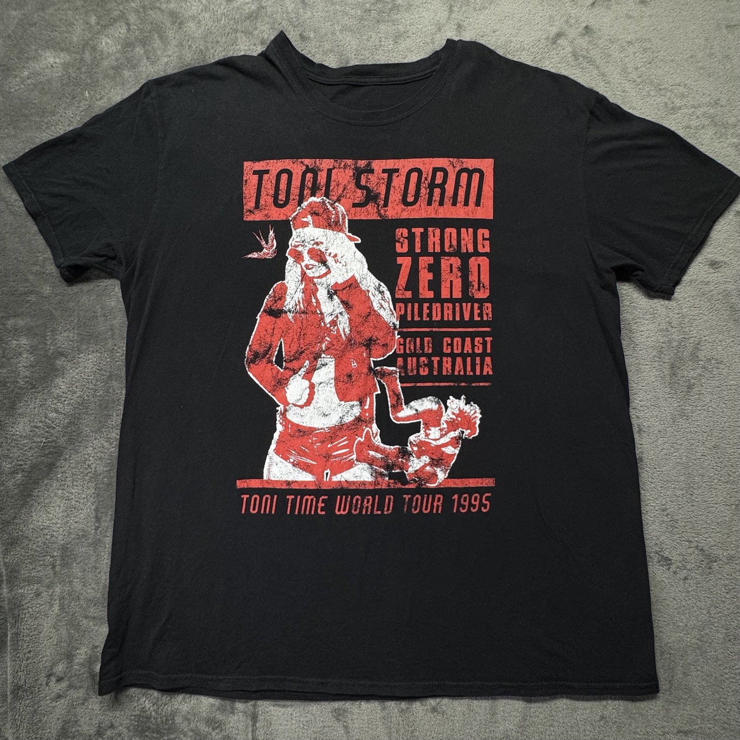 Toni Storm Toni Time World Tour 1995 T Shirt Size XL