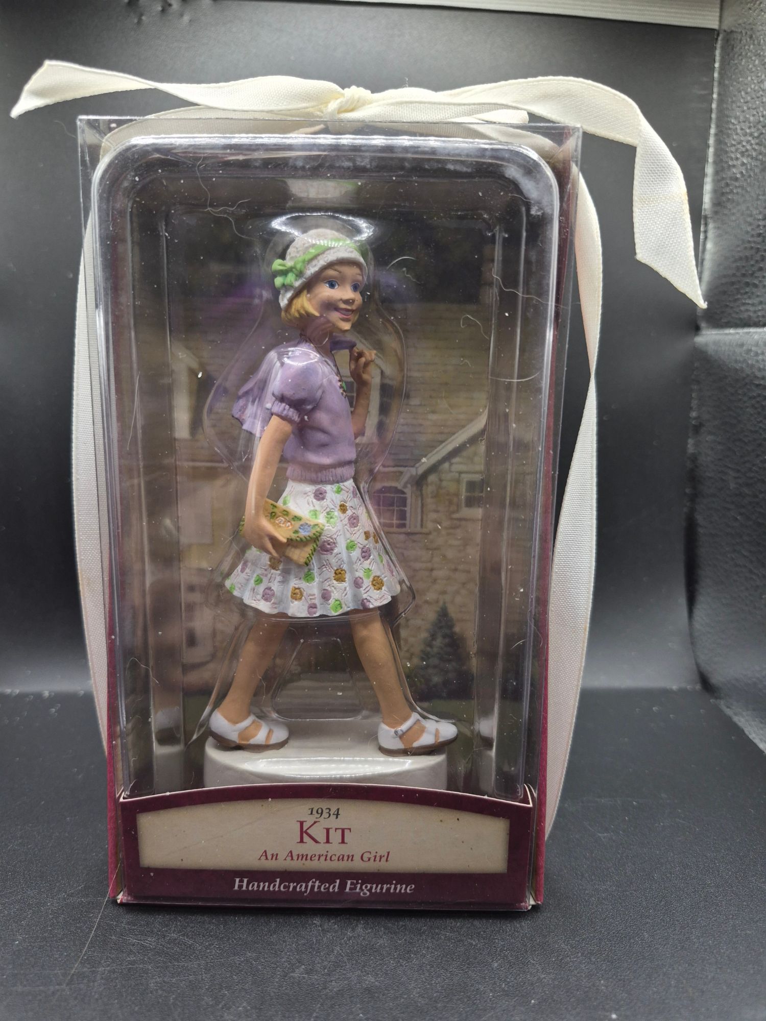 2002 NOS 1934 American Girl Kit Kittredge Handcrafted Figurine By Hallmark