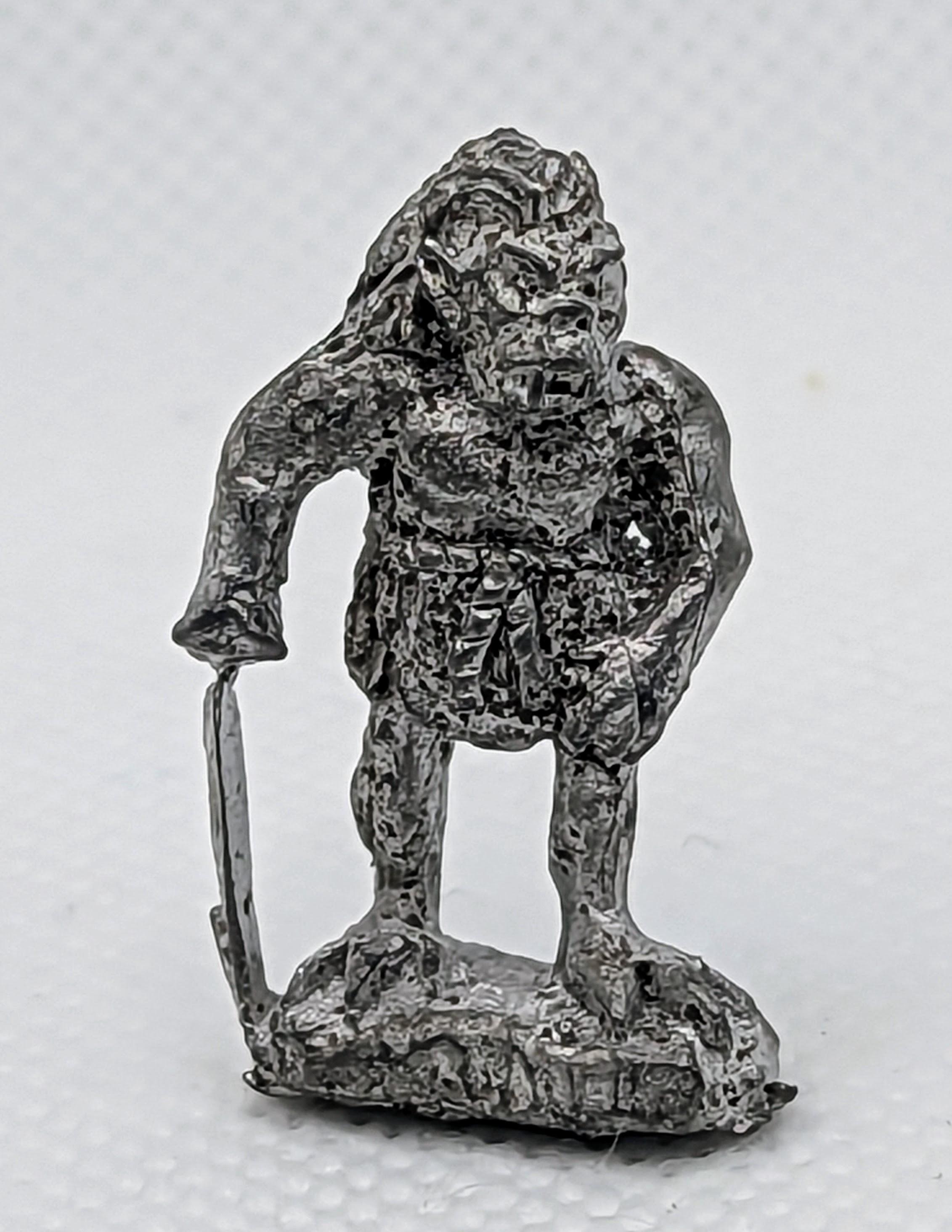 Dungeons & Dragons Armed Warrior Orc Mini Pewter Figure Vintage 1977 ...