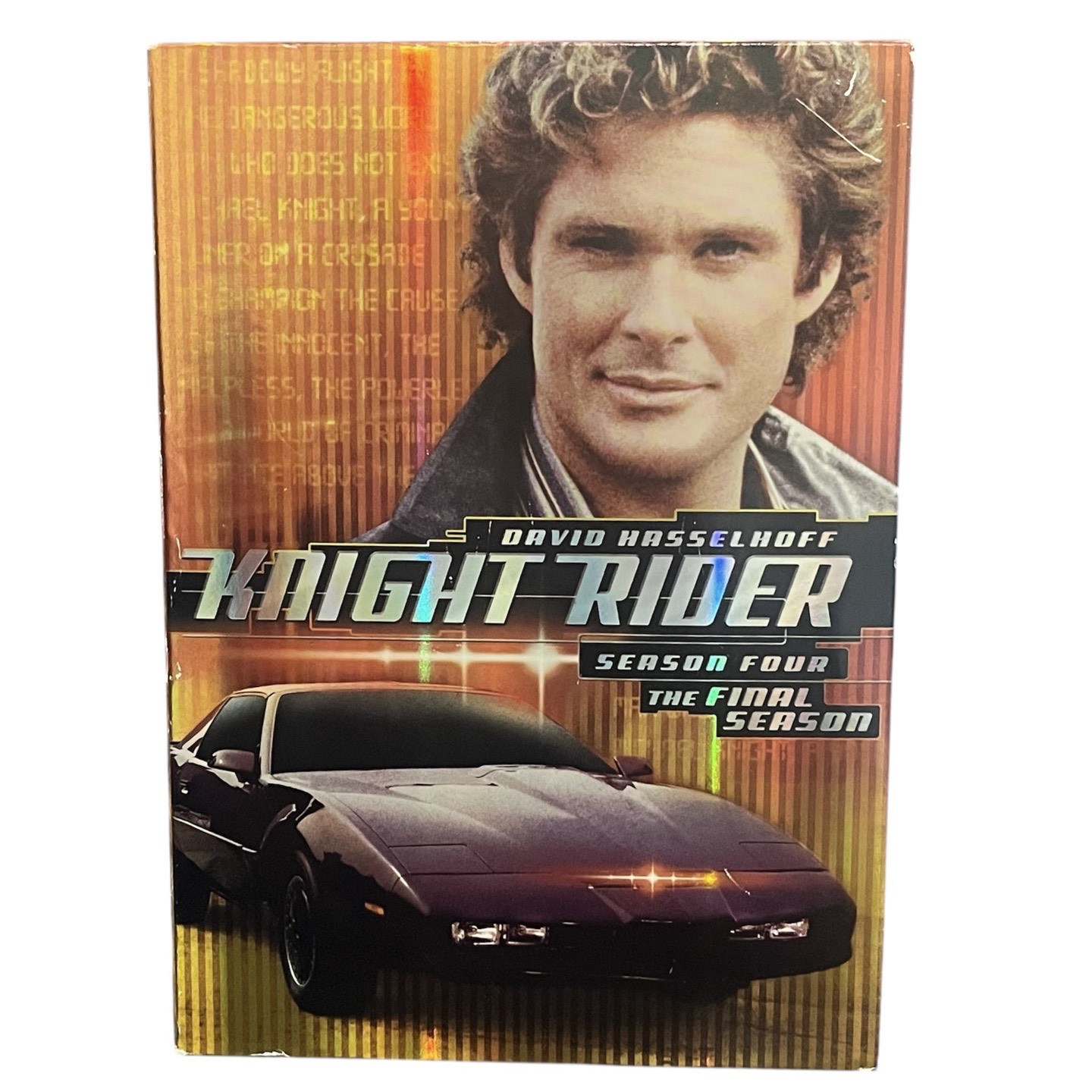 Knight Rider David Hasselhoff Season 4 The Final Season DVD Boxed Set.