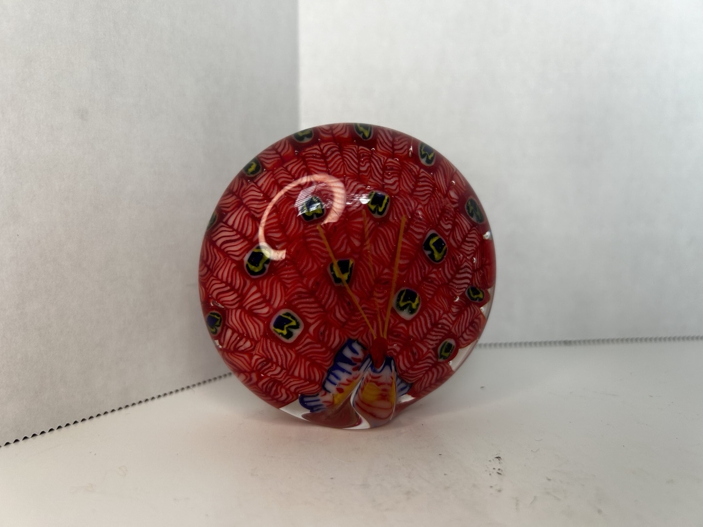 Ladybug Millefiori Paperweight