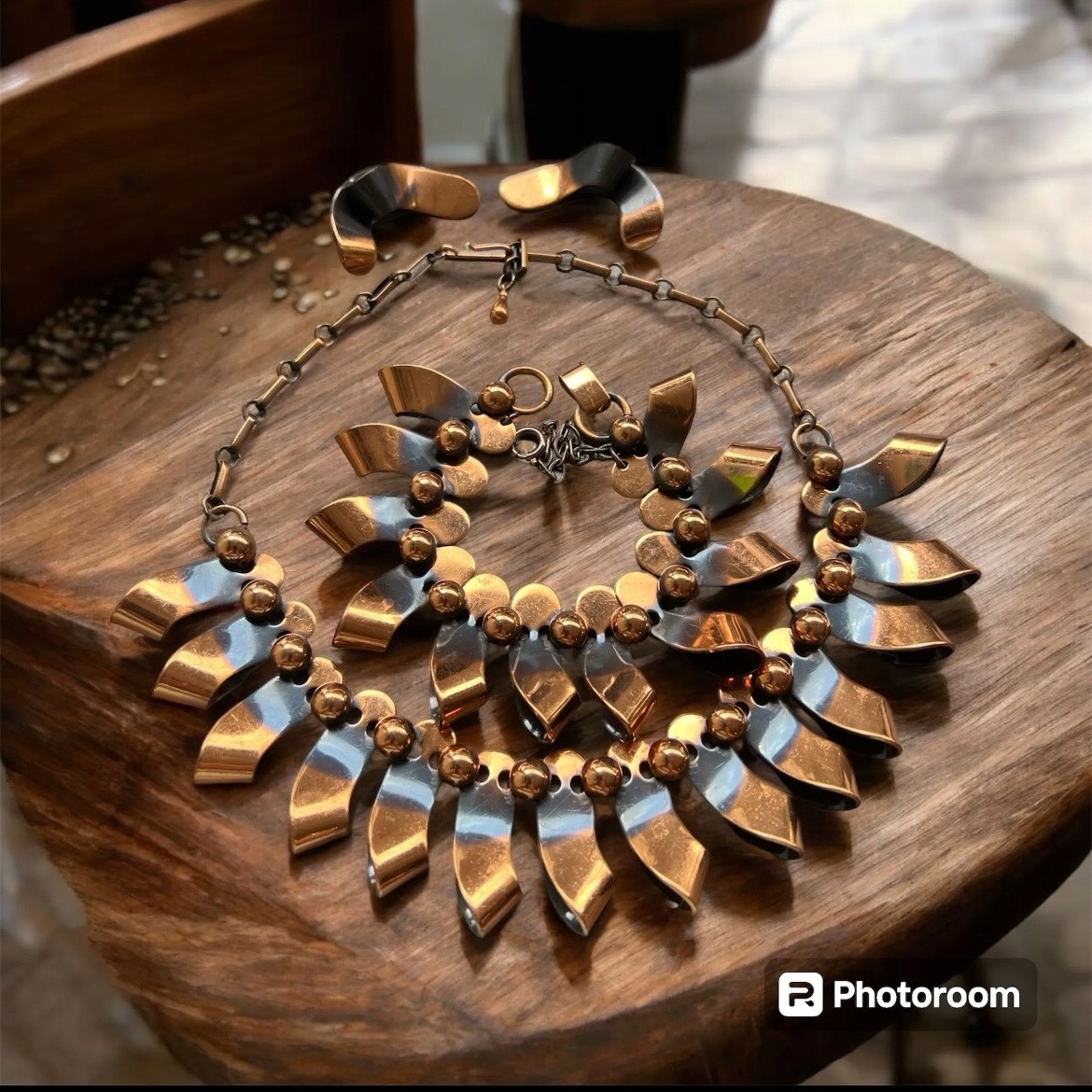 Modernist Aztec Copper Set