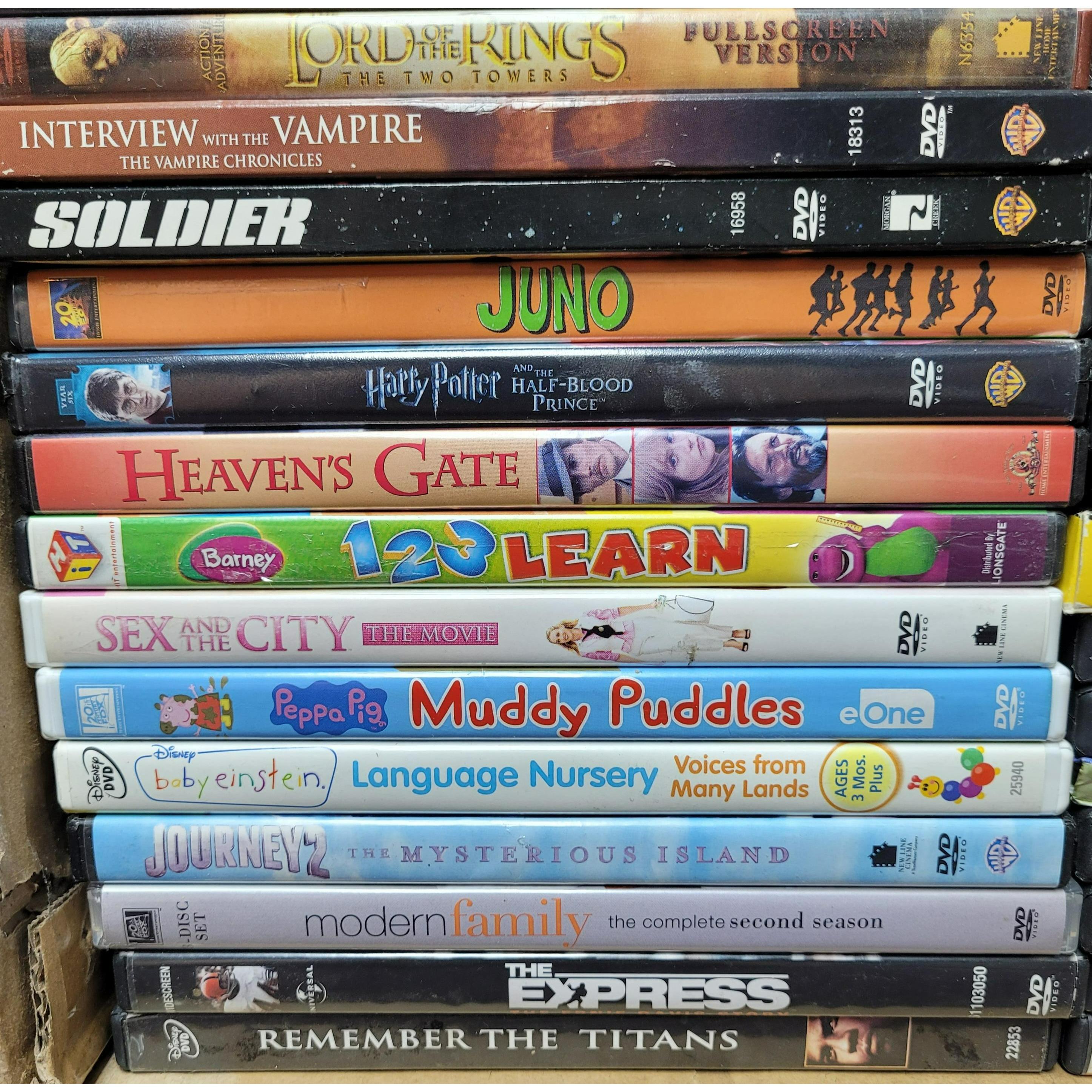 Lot of 50 DVDs Assorted Titles - Singles, Box Sets All in VG or ...