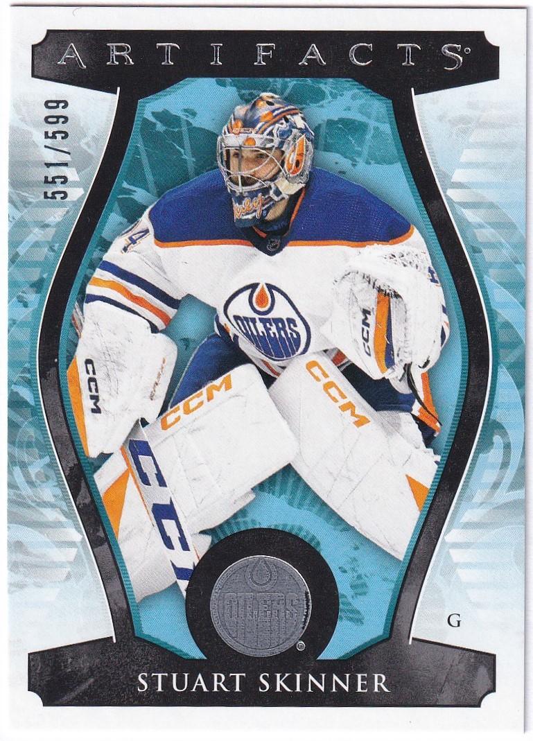 2023-24 Artifacts #147 Stuart Skinner Edmonton Oilers Hockey Card