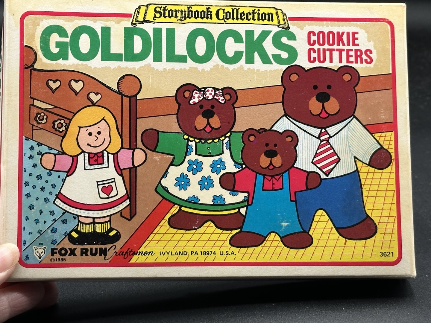 1985 GOLDILOCKS Cookie Cutters Storybook Collection Set of (4) Fox Run ...