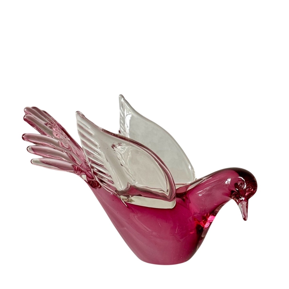 Vintage Murano Glass Dove Figurine/Paperweight Franco Moretti? Unsigned ...