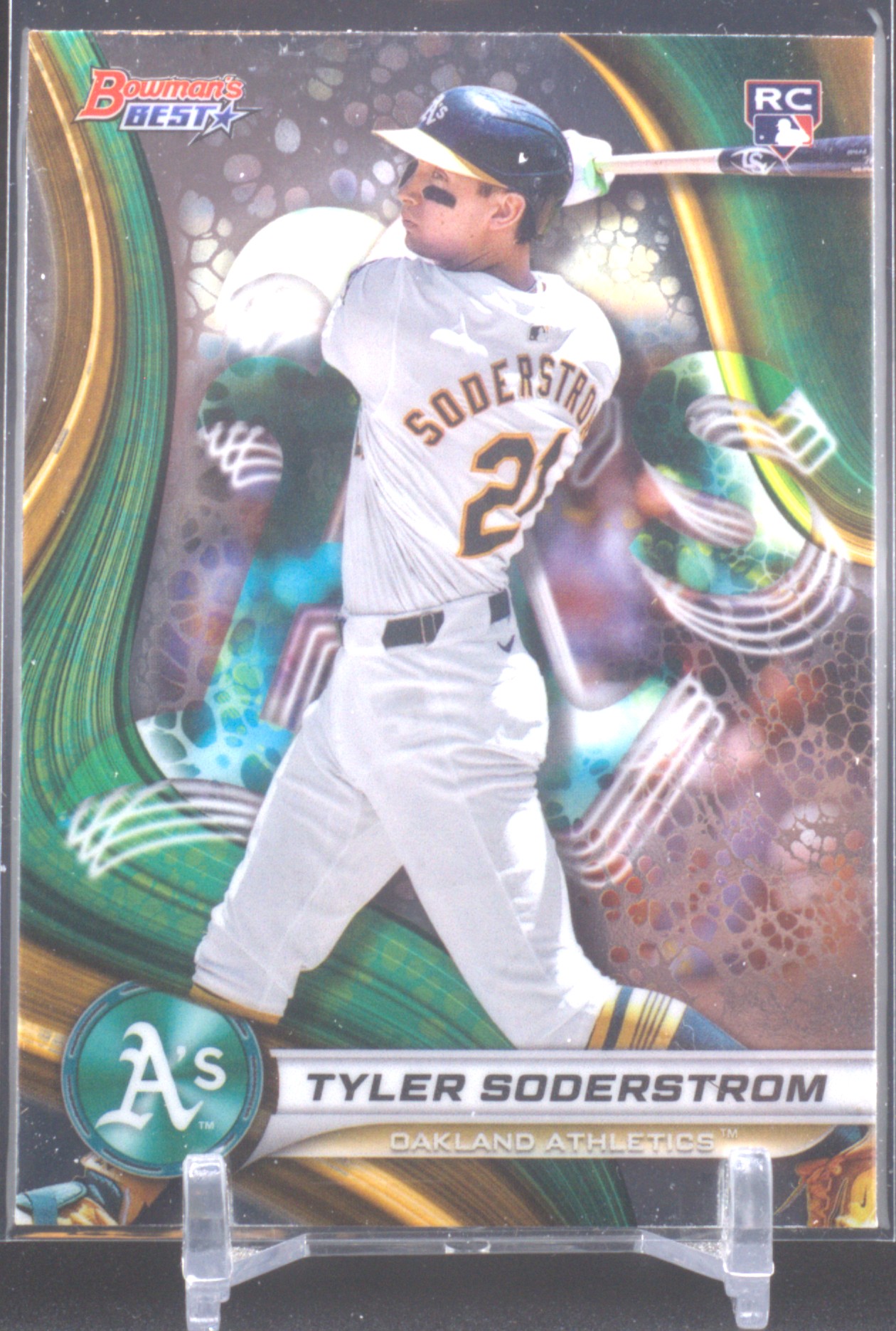 2024 Bowman's Best, Tyler Soderstrom RC, Oakland Athletics