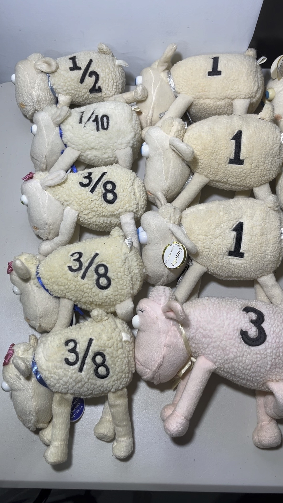 Serta Plush Sheep Lot Of 19