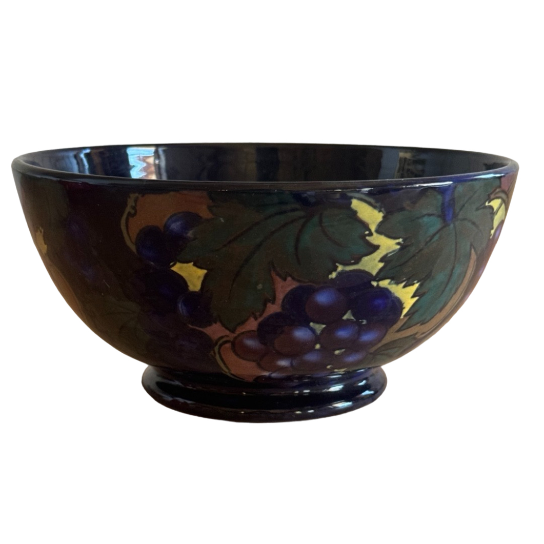 Antique Royal Stanley Ware Jacobean Pattern Ceramic Bowl Grape Motif ...