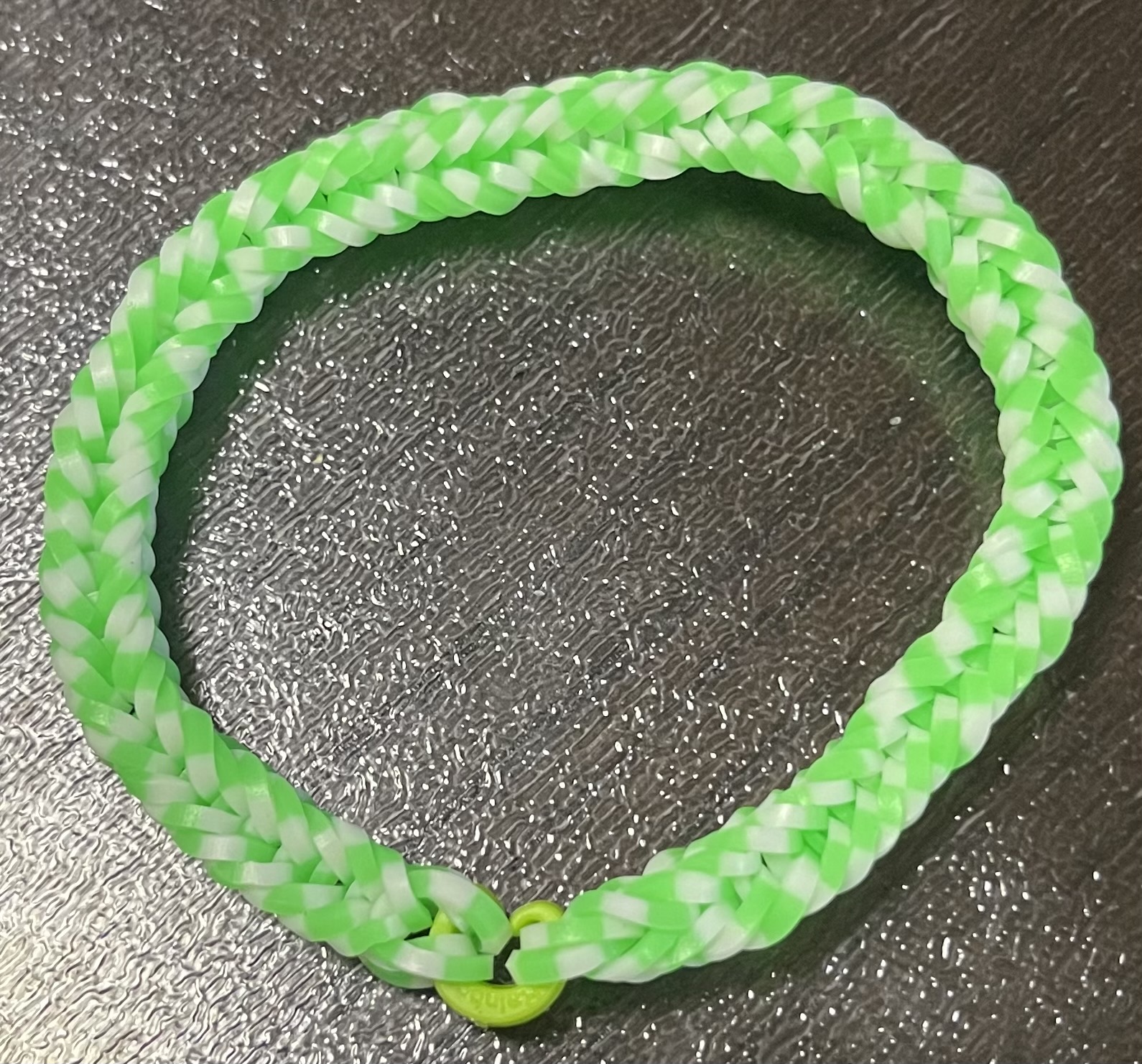 Green and white Fishtail