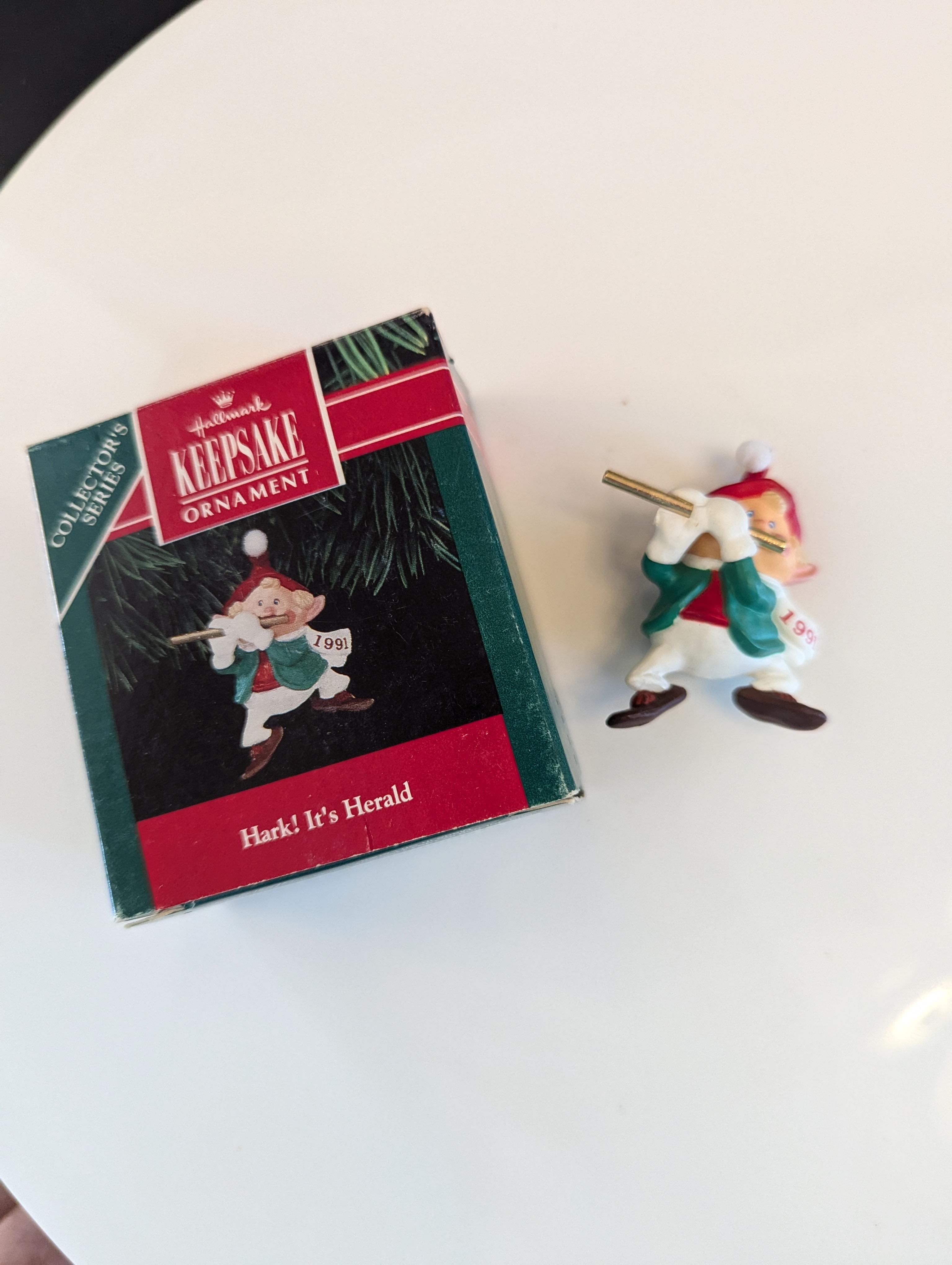 Vintage 1991 Hallmark Keepsake Ornament, Hark! It's Herald