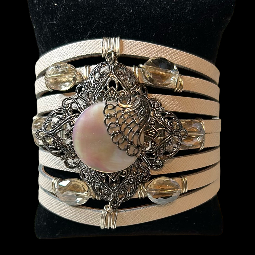 Stone Feather Road Original Bracelet - Artist Paula Lorenzo