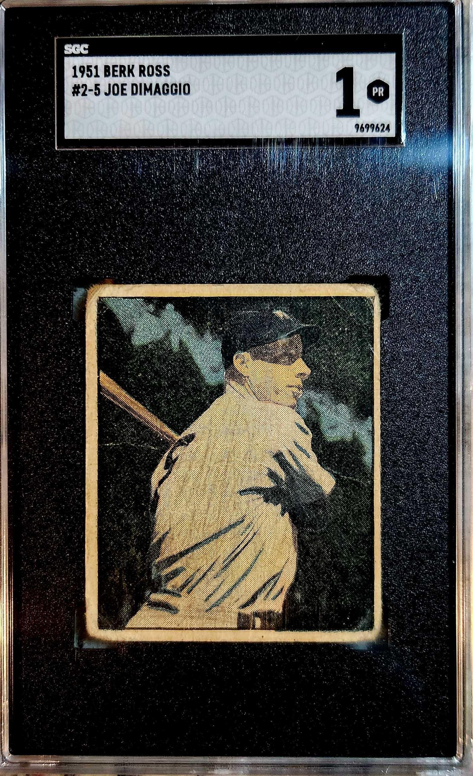 1951 Berk Ross Joe DiMaggio #2-5 SGC 1 (Price drop)