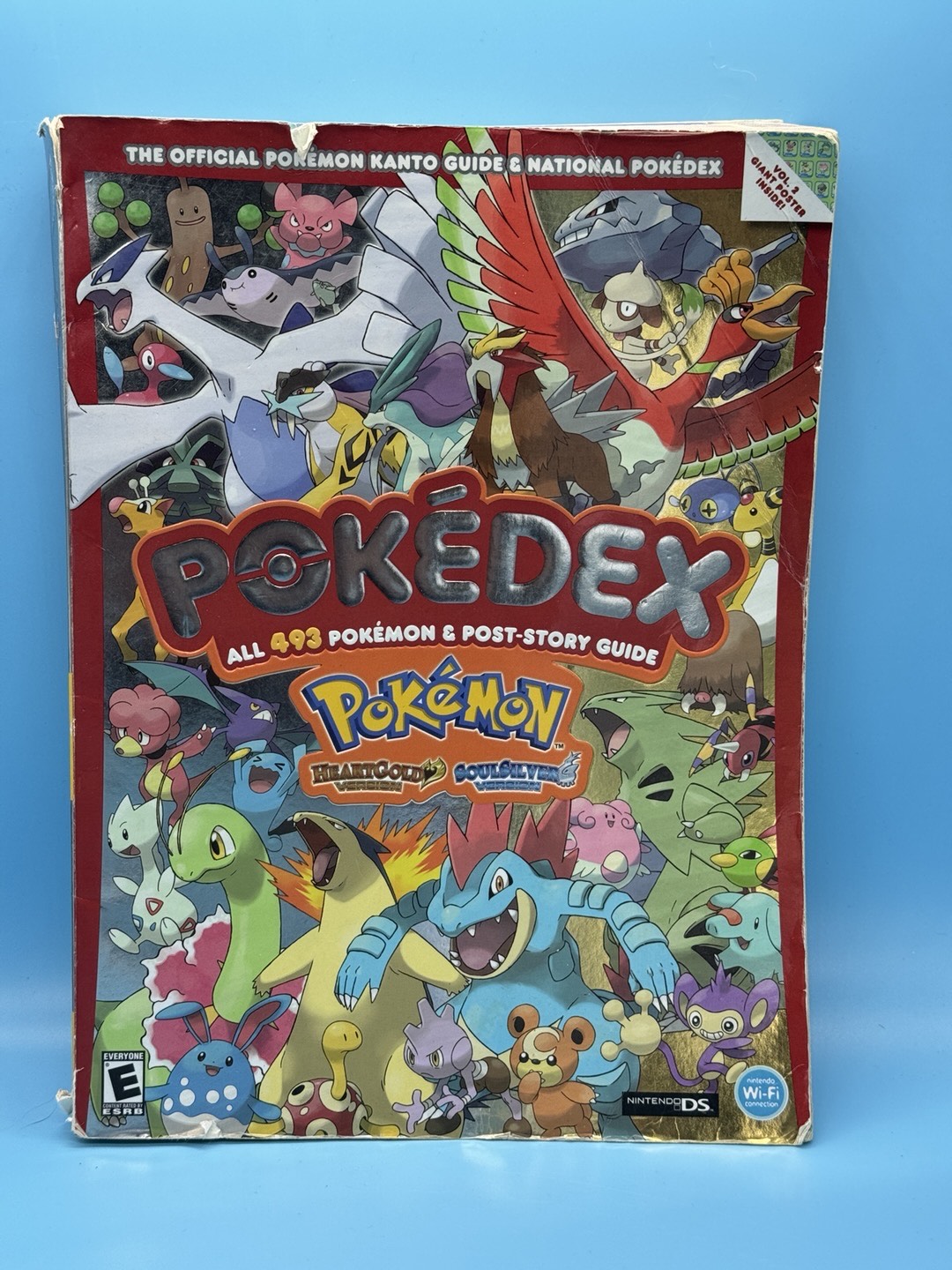 OFFICIAL NINTENDO POKÉMON HEARTGOLD & SOULSILVER POKÉDEX WITH POSTER
