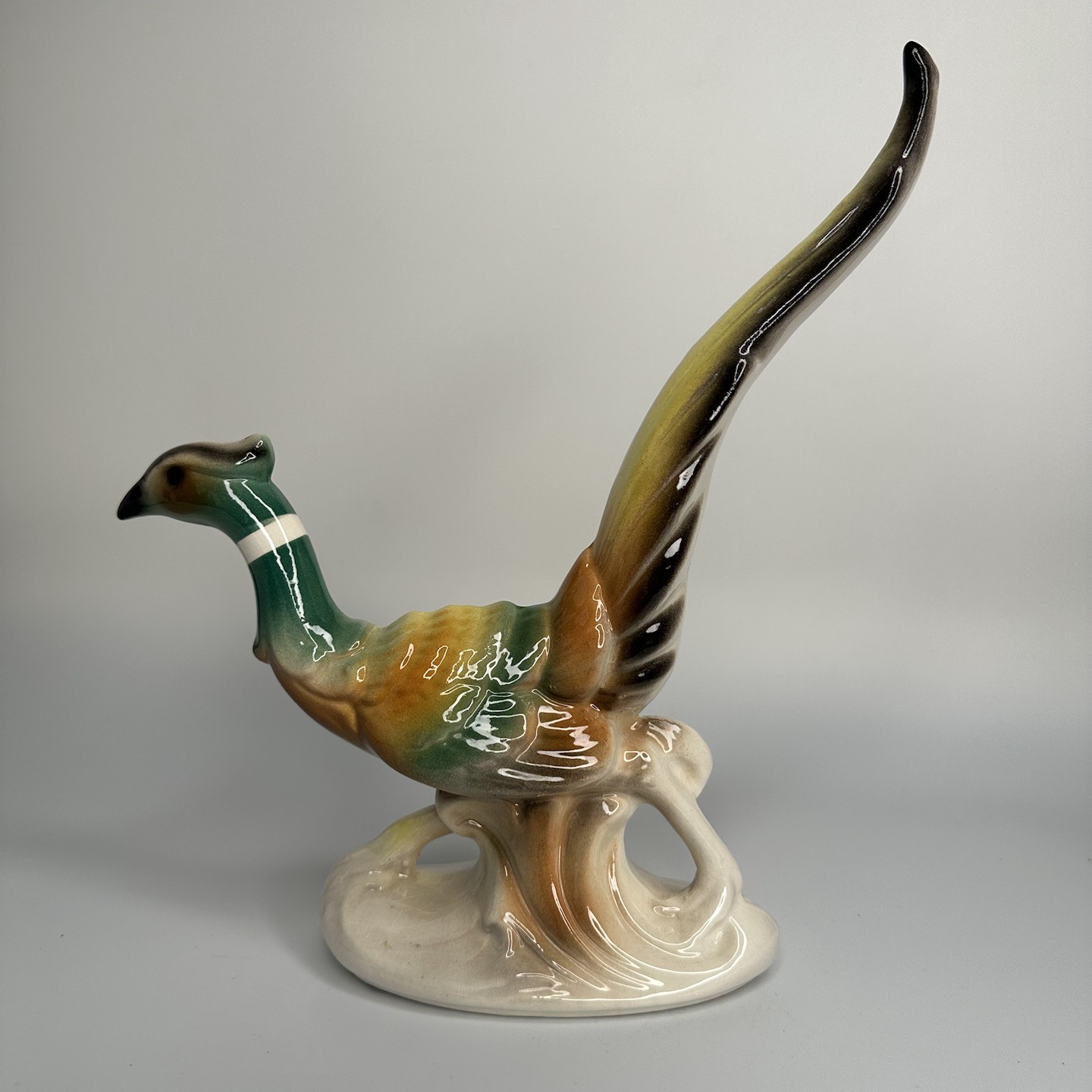 Mid 20th Century Ceramic Pheasant Figurine