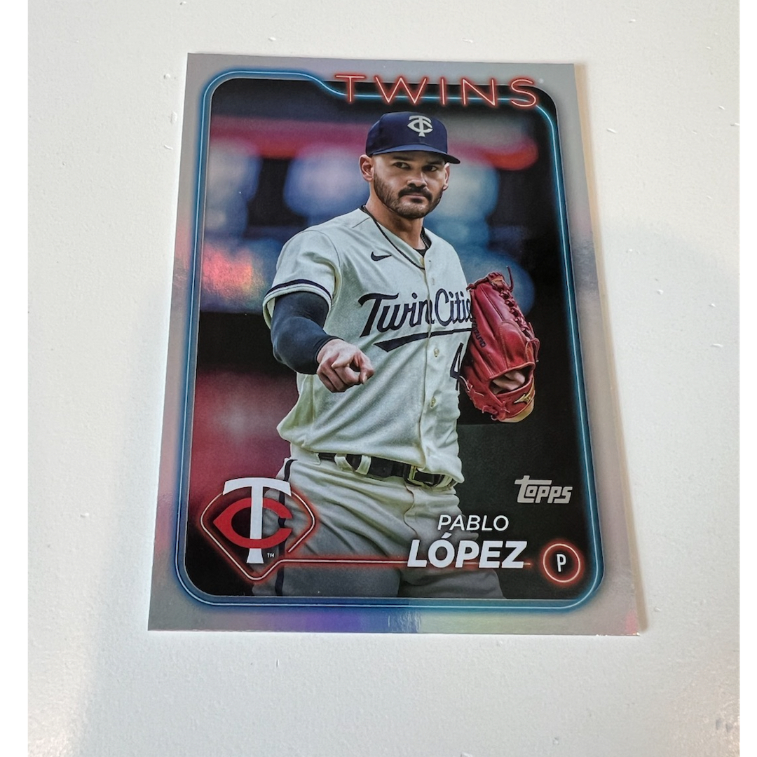 Pablo Lopez Rainbow Foil Minnesota Twins