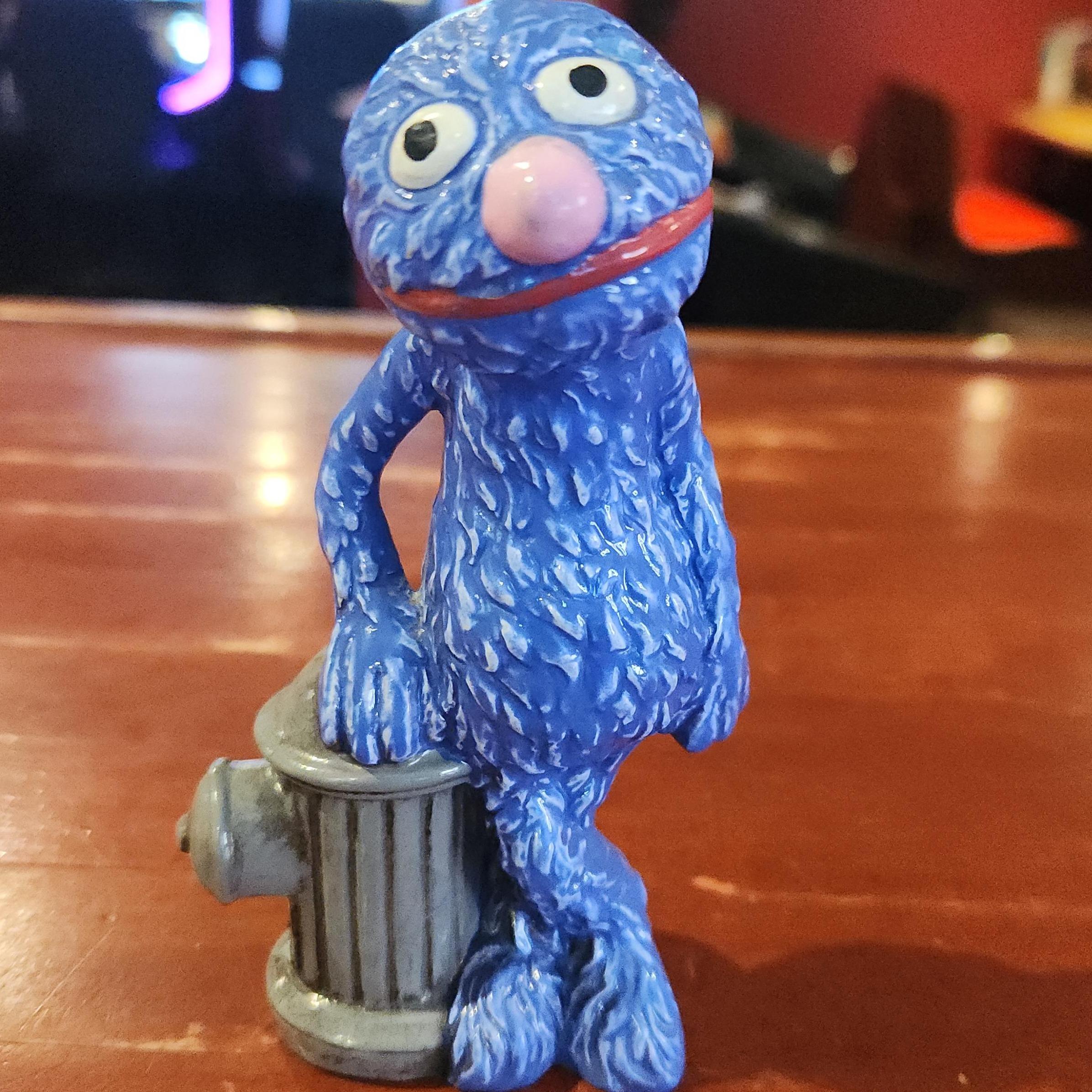 Vintage Sesame Street Grover Figurine