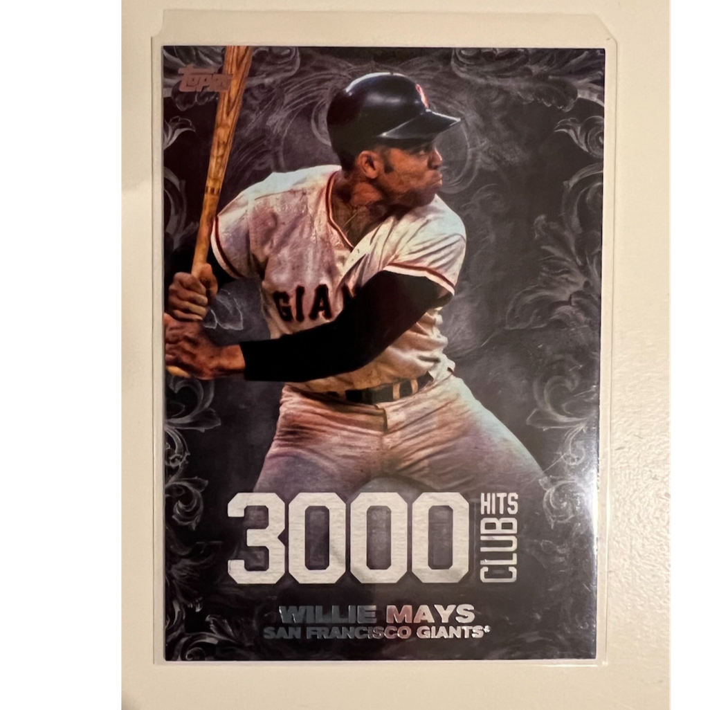 Willie Mays 3000 Hit Club San Francisco Giants