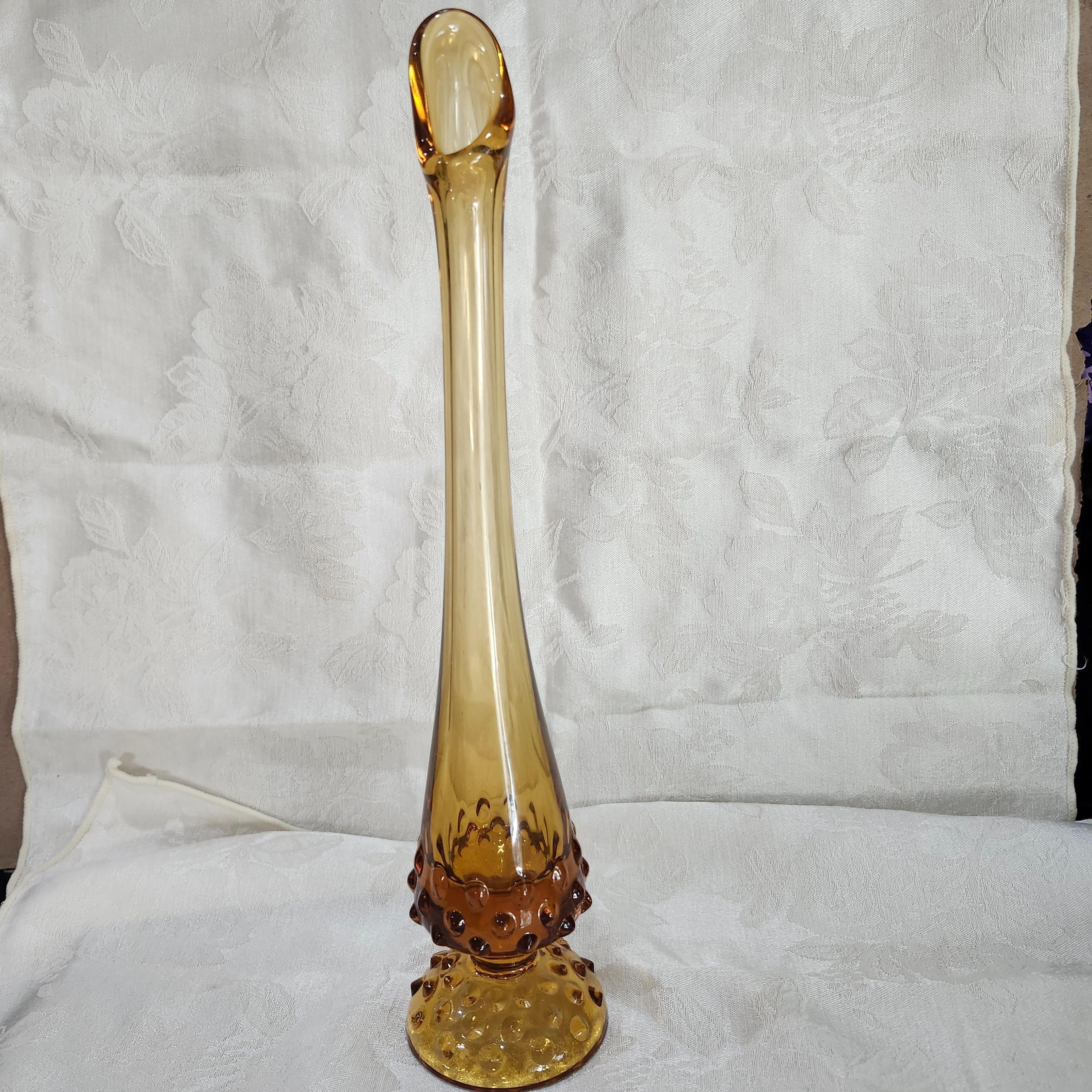 1950's Hob nail swung Vase