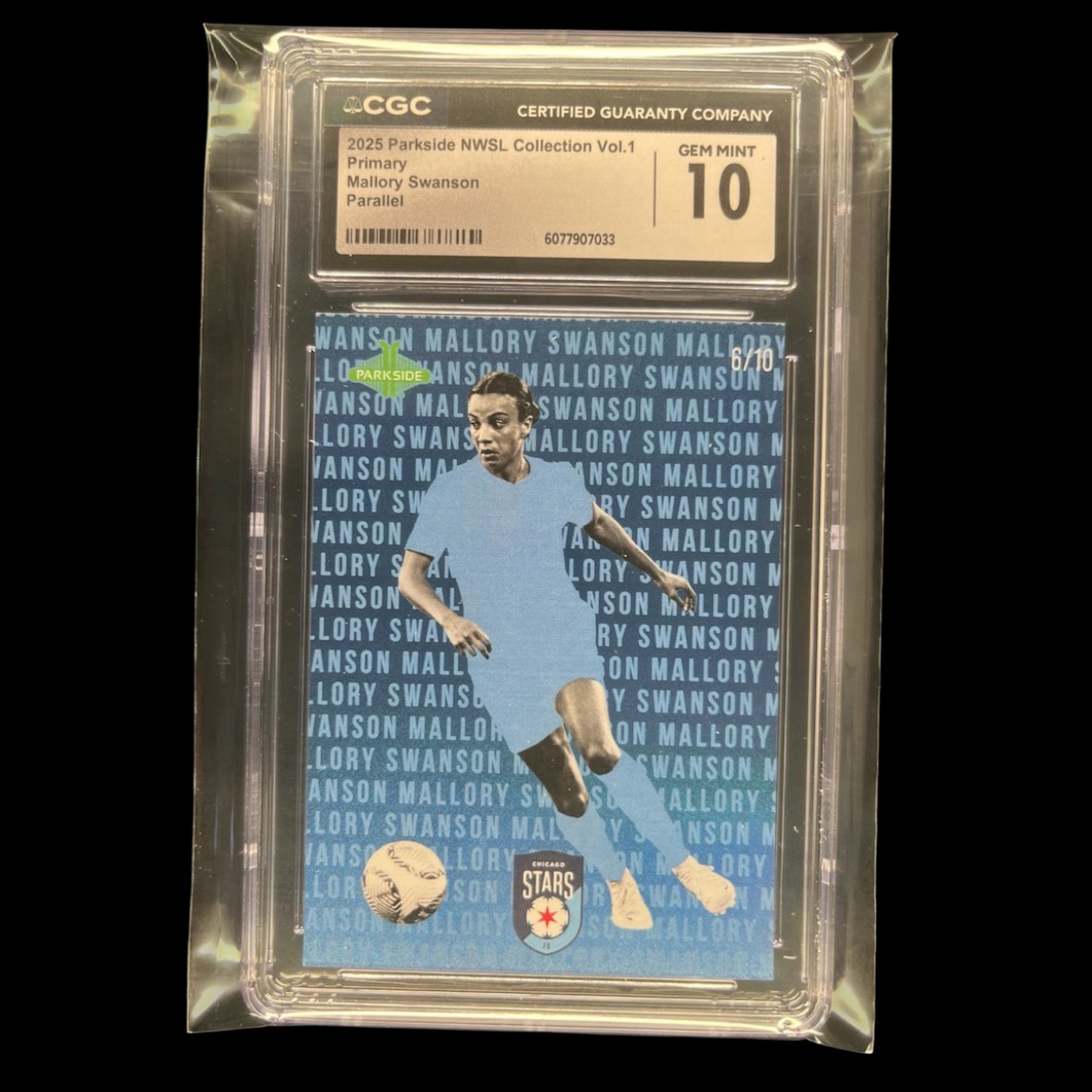 Mallory Swanson 2025 Parkside NWSL Primary Parallel “Secondary” /10 CGC ...