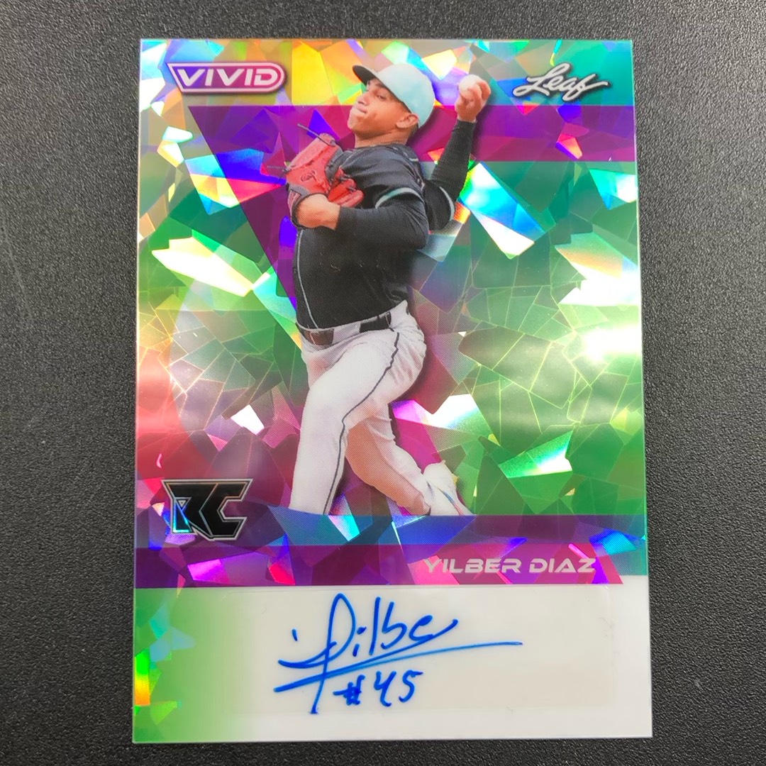 2024 Leaf Vivid Super Short Print Rookie Yilber Diaz Arizona ...