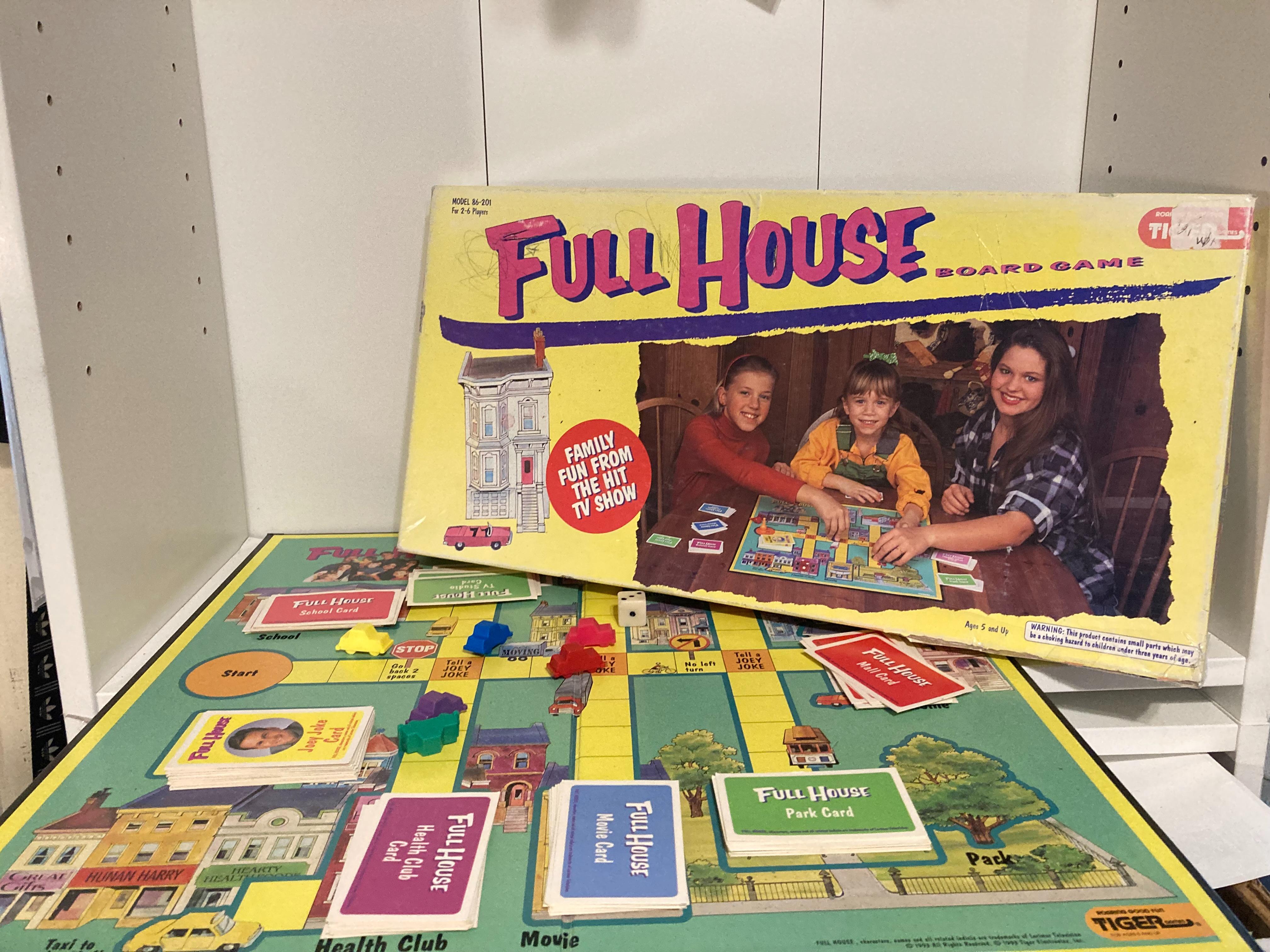 Full House Board Game Vintage Complete John Stamos, Olsen Twins, Bob ...