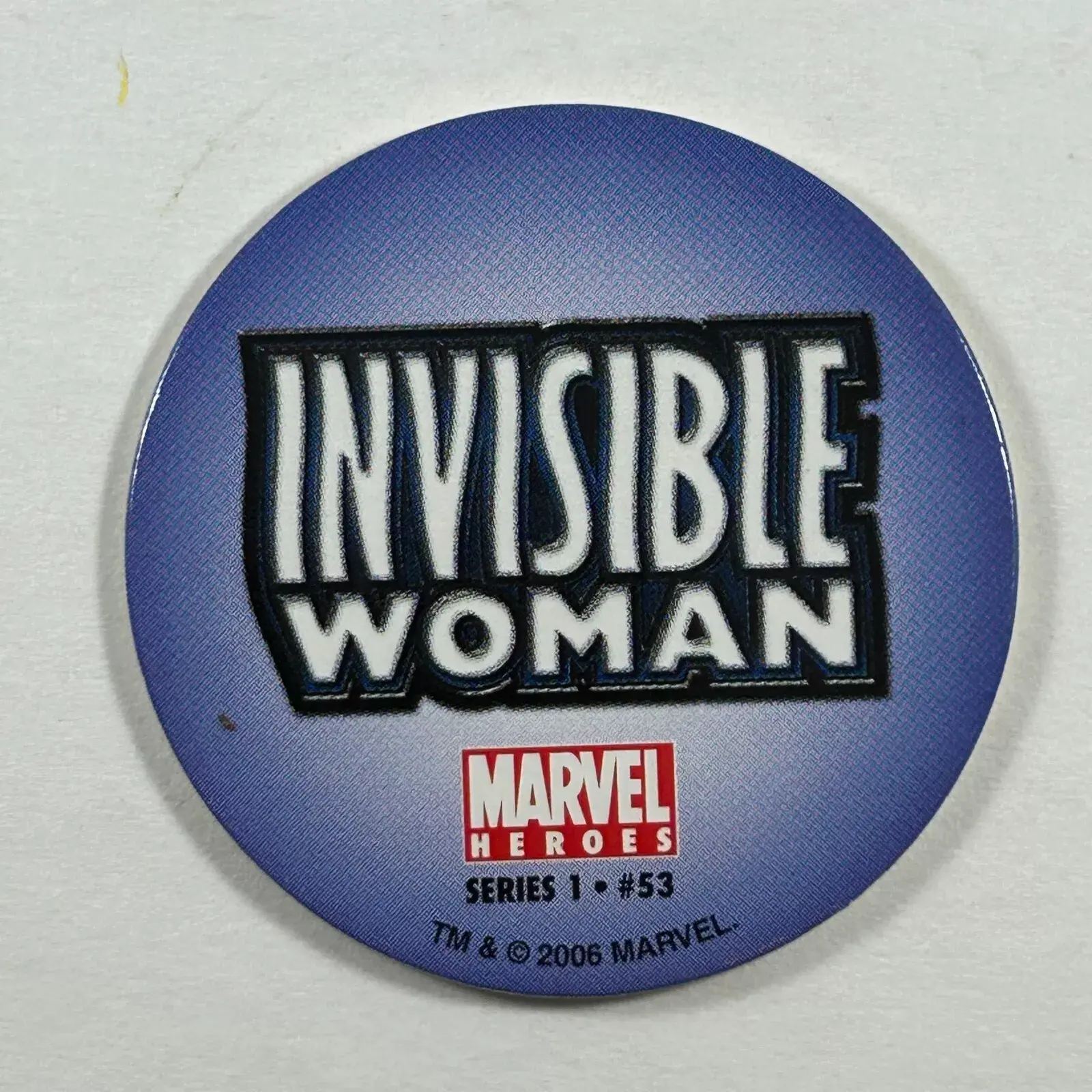 Invisible Woman Marvel Heroes POG Series 1 #53 2006 Global POG ...
