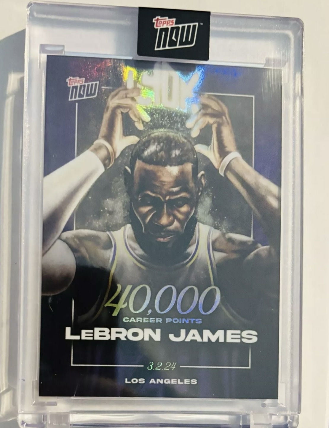 Topps Now / LEBRON JAMES 40000 Points LJ-40k