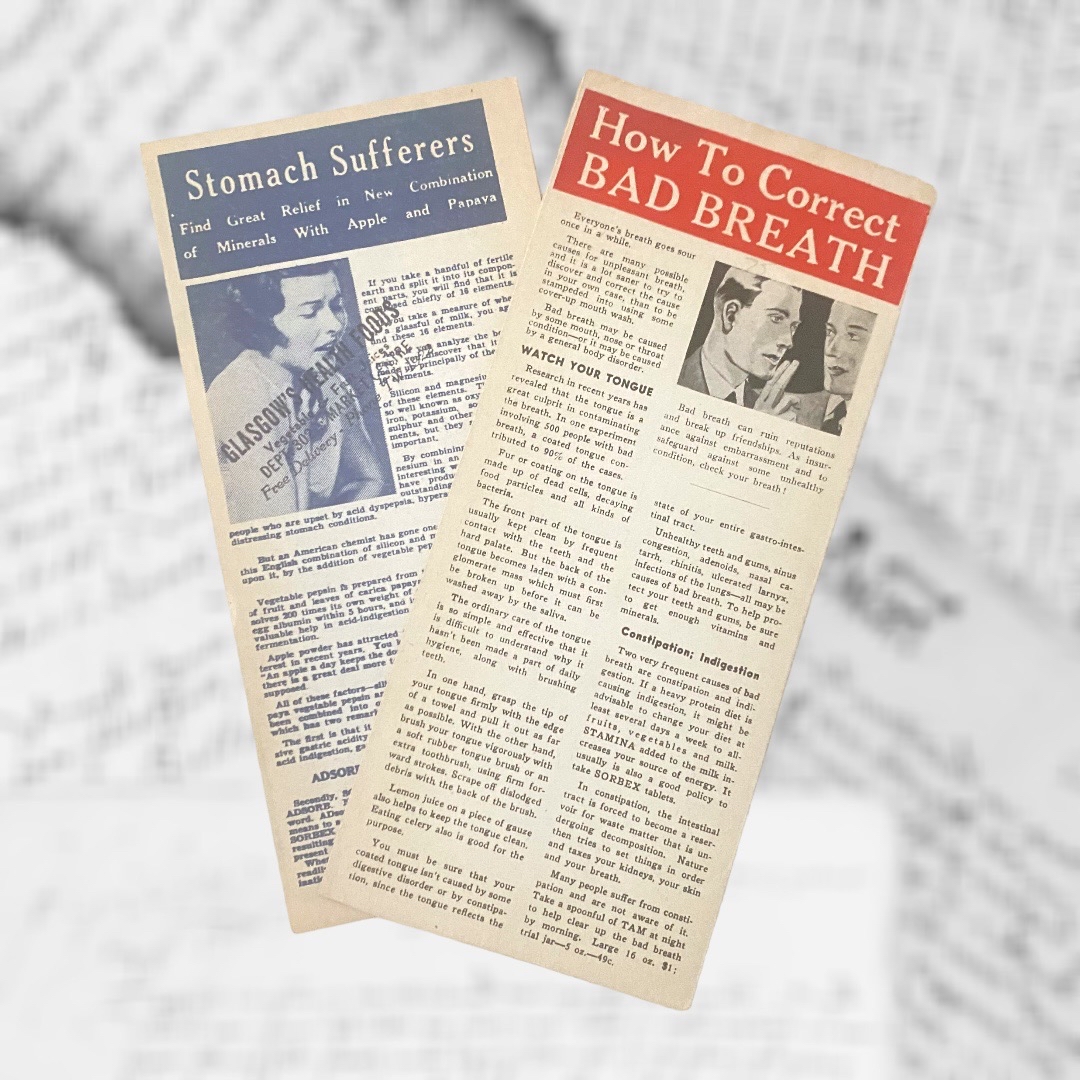 Vintage Quack Medical Pamphlets (2) From 1940s?