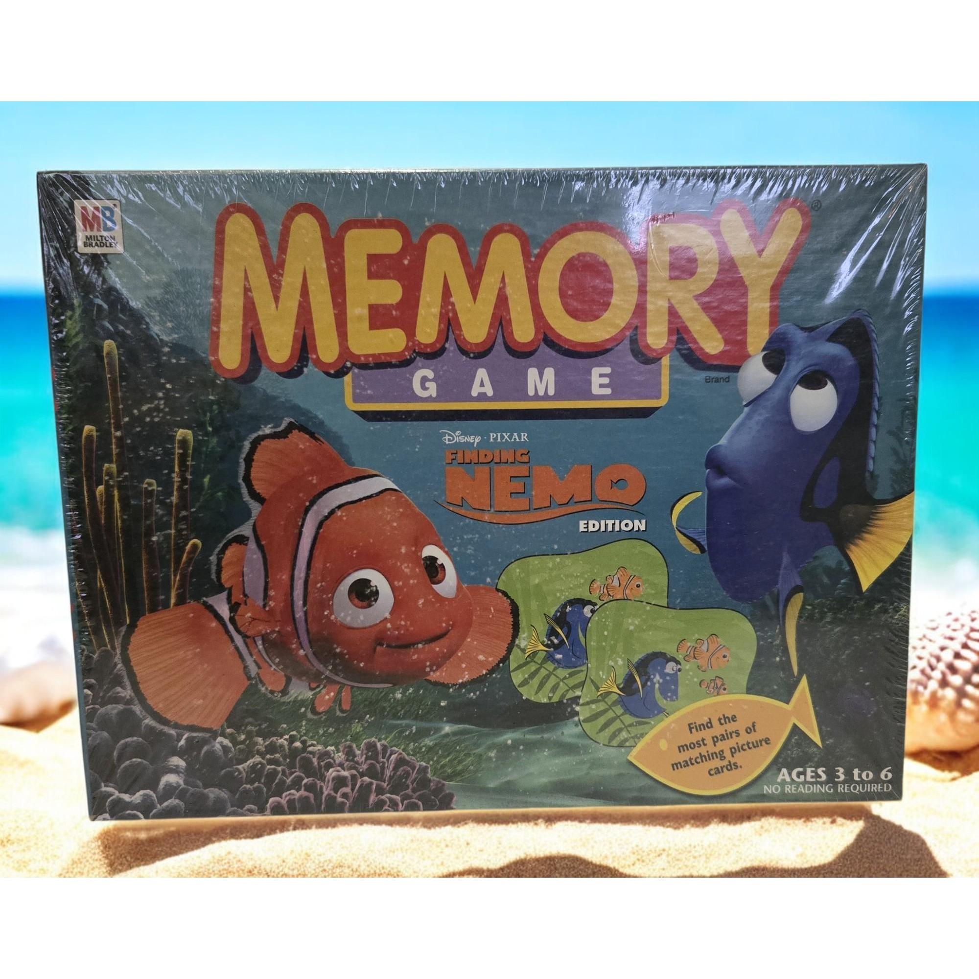 Disney Pixar Finding Nemo Edition Memory Game Matching Milton Bradley 2003
