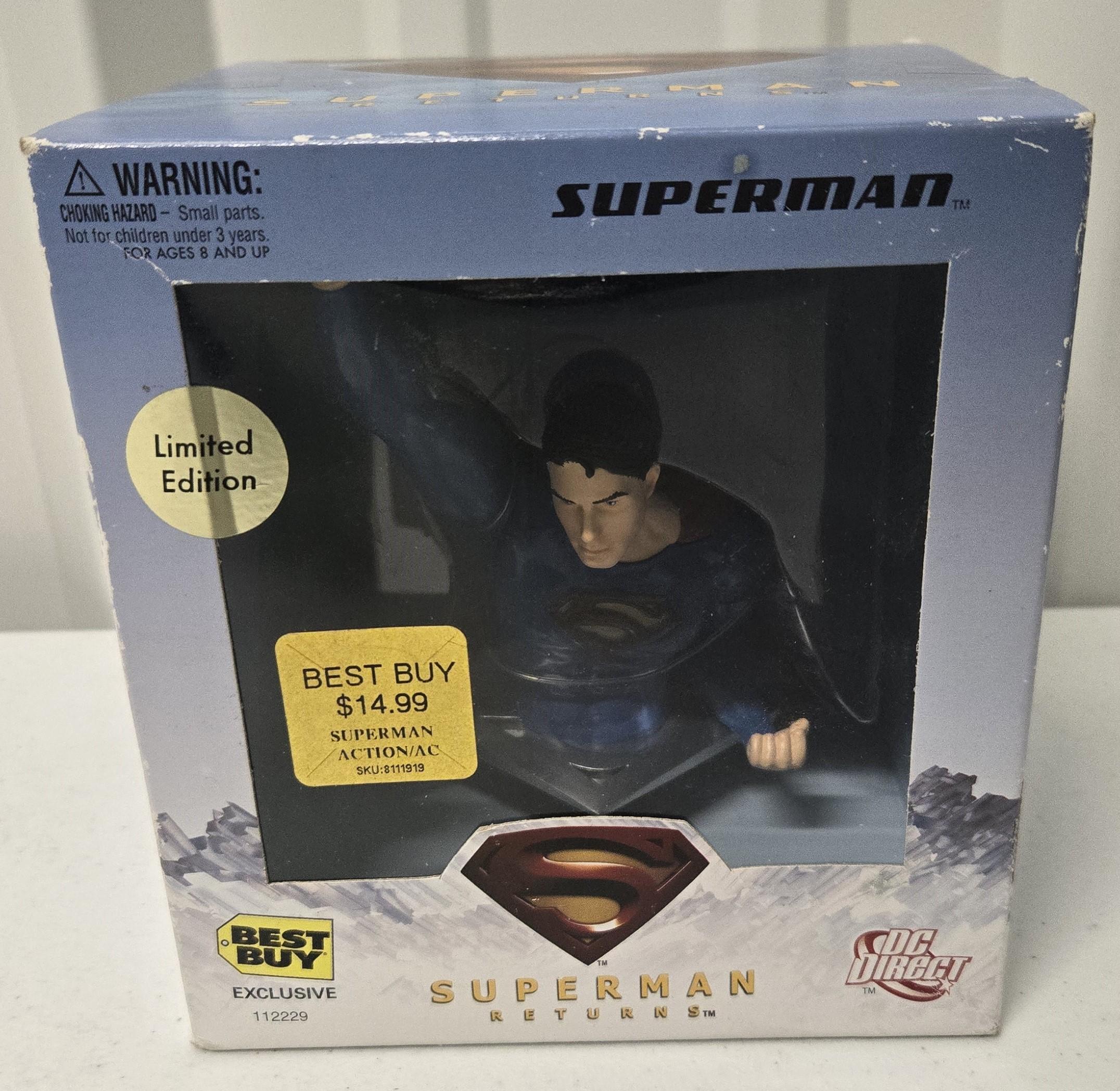 DC Direct SUPERMAN RETURNS Superman Limited Edition Bust Best Buy Exclusive