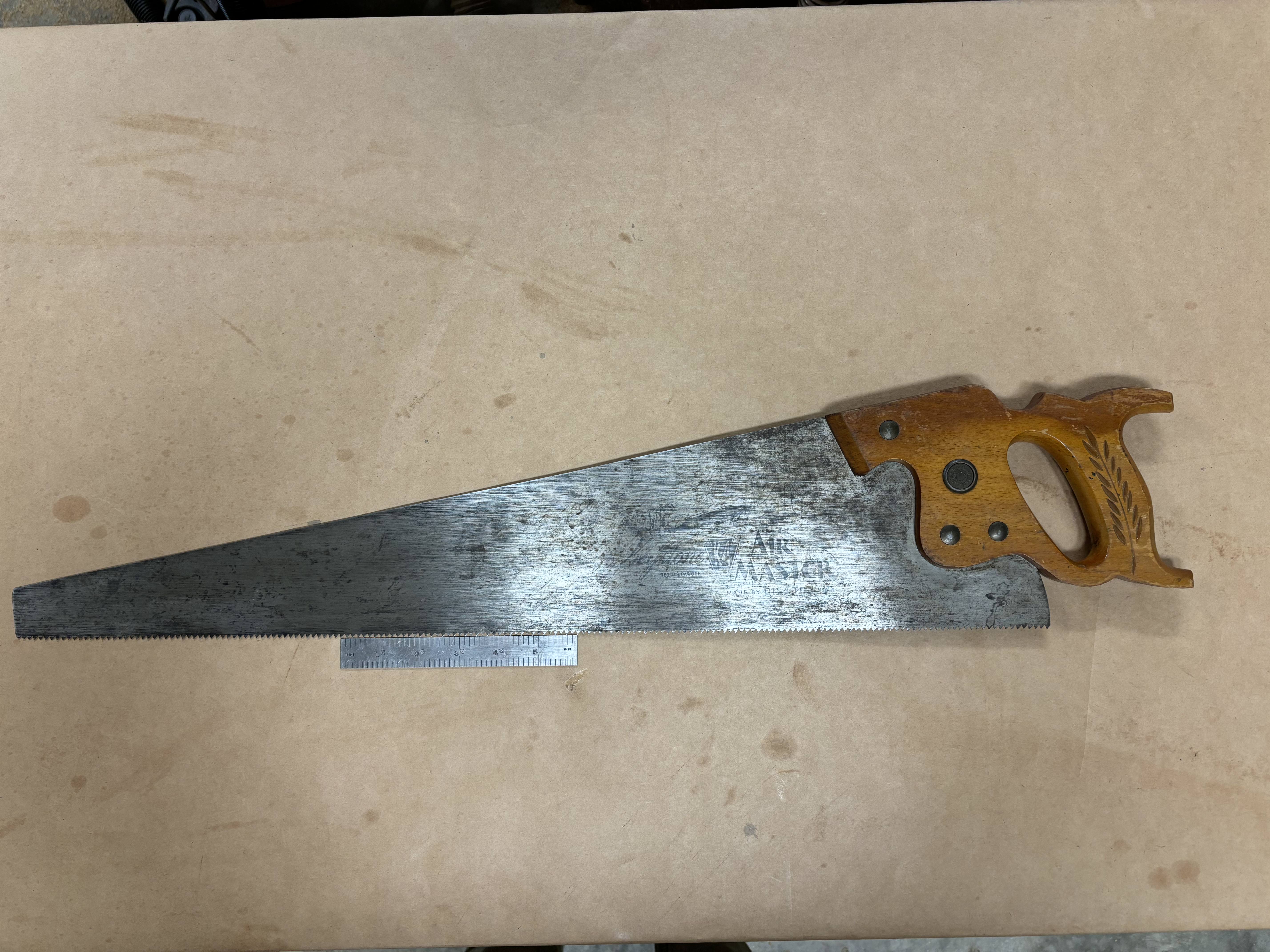 Disston Keystone Air Master 26" K-4 Hand Saw 7TPI